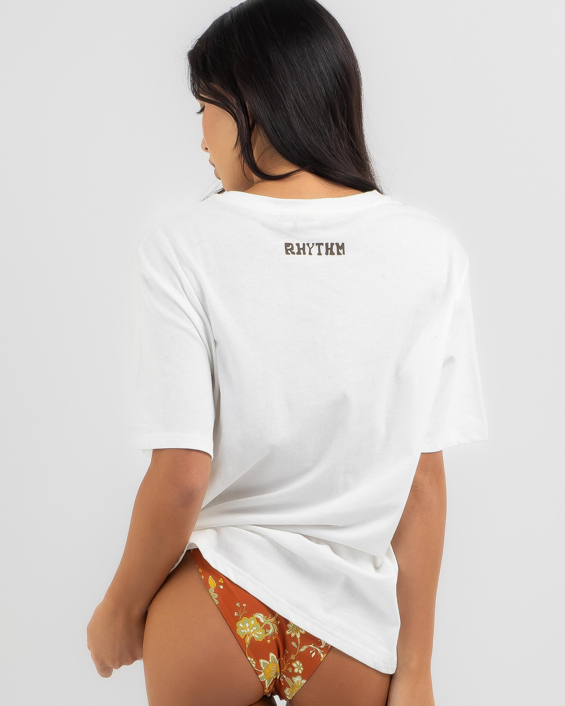 Shop Rhythm Island Hour Oversized T-Shirt In White - Fast Shipping & Easy Returns - City Beach ...