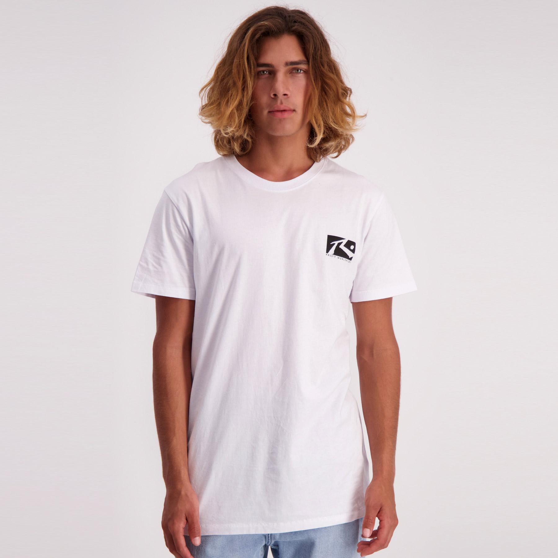 Shop Rusty Boxed In T-Shirt In White - Fast Shipping & Easy Returns ...