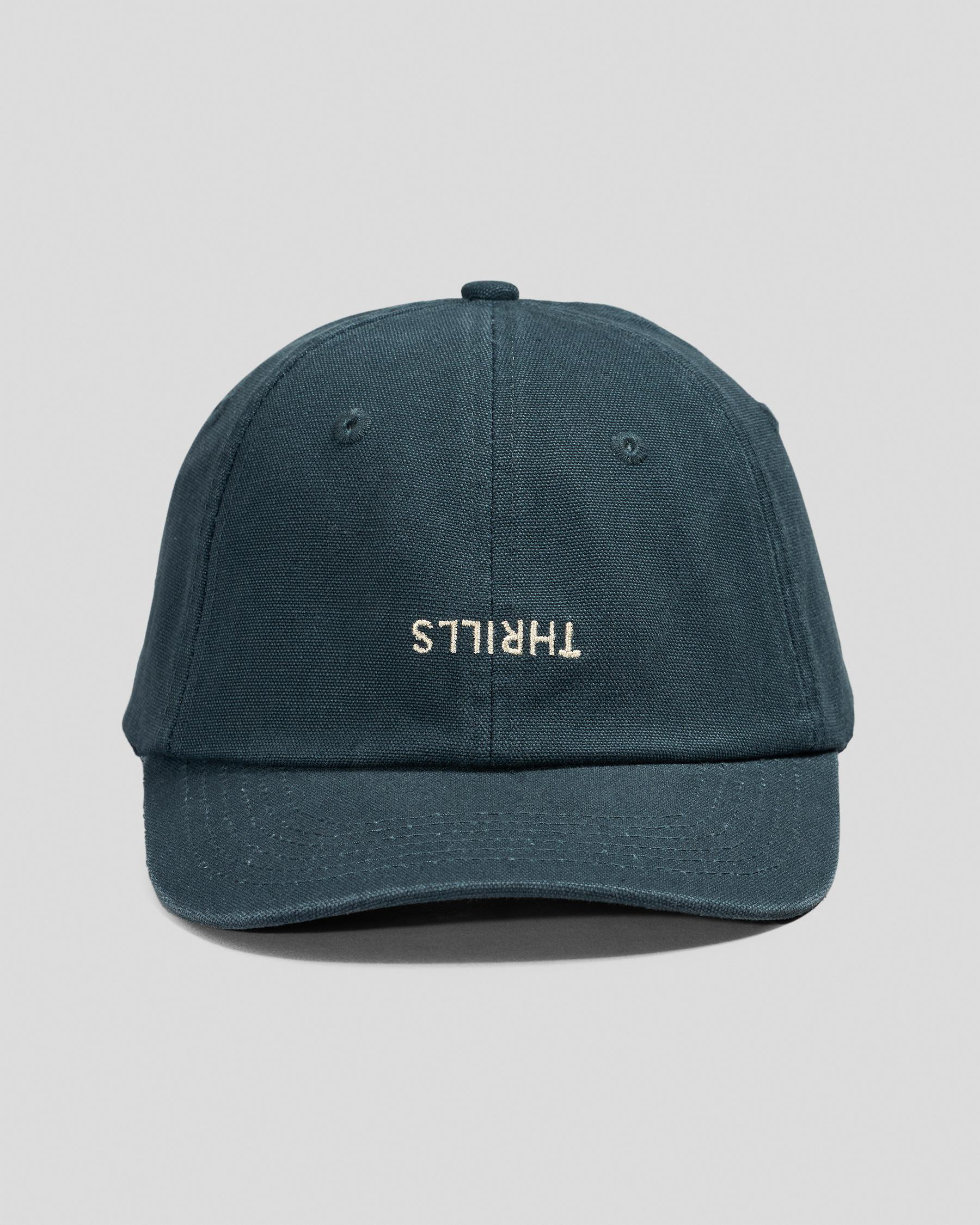 Shop Thrills Minimal Thrills 6 Panel Cap In Dark Slate - Fast Shipping ...