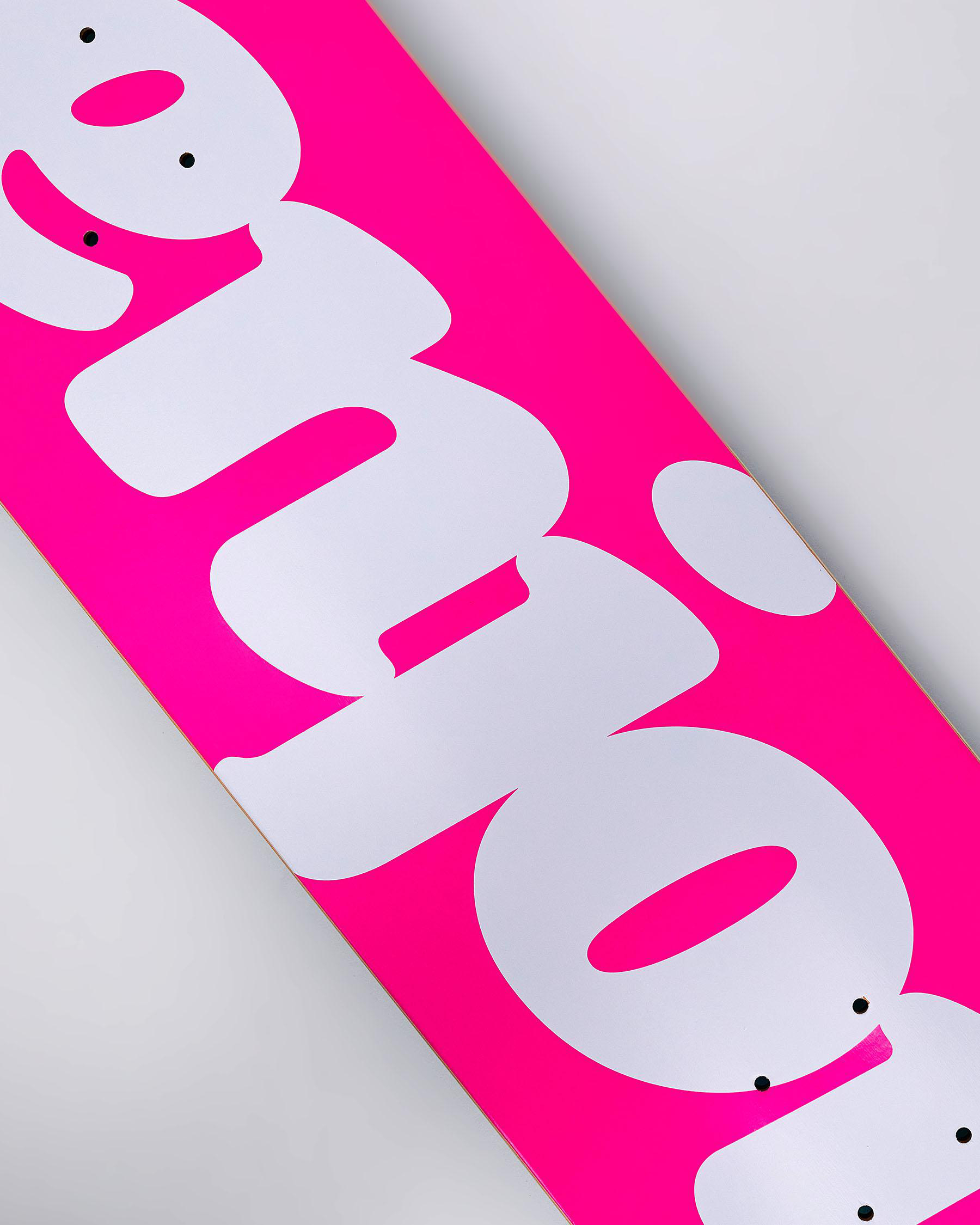 Shop Enjoi Flocked 8.0" Skateboard Deck In Pink - Fast Shipping & Easy ...
