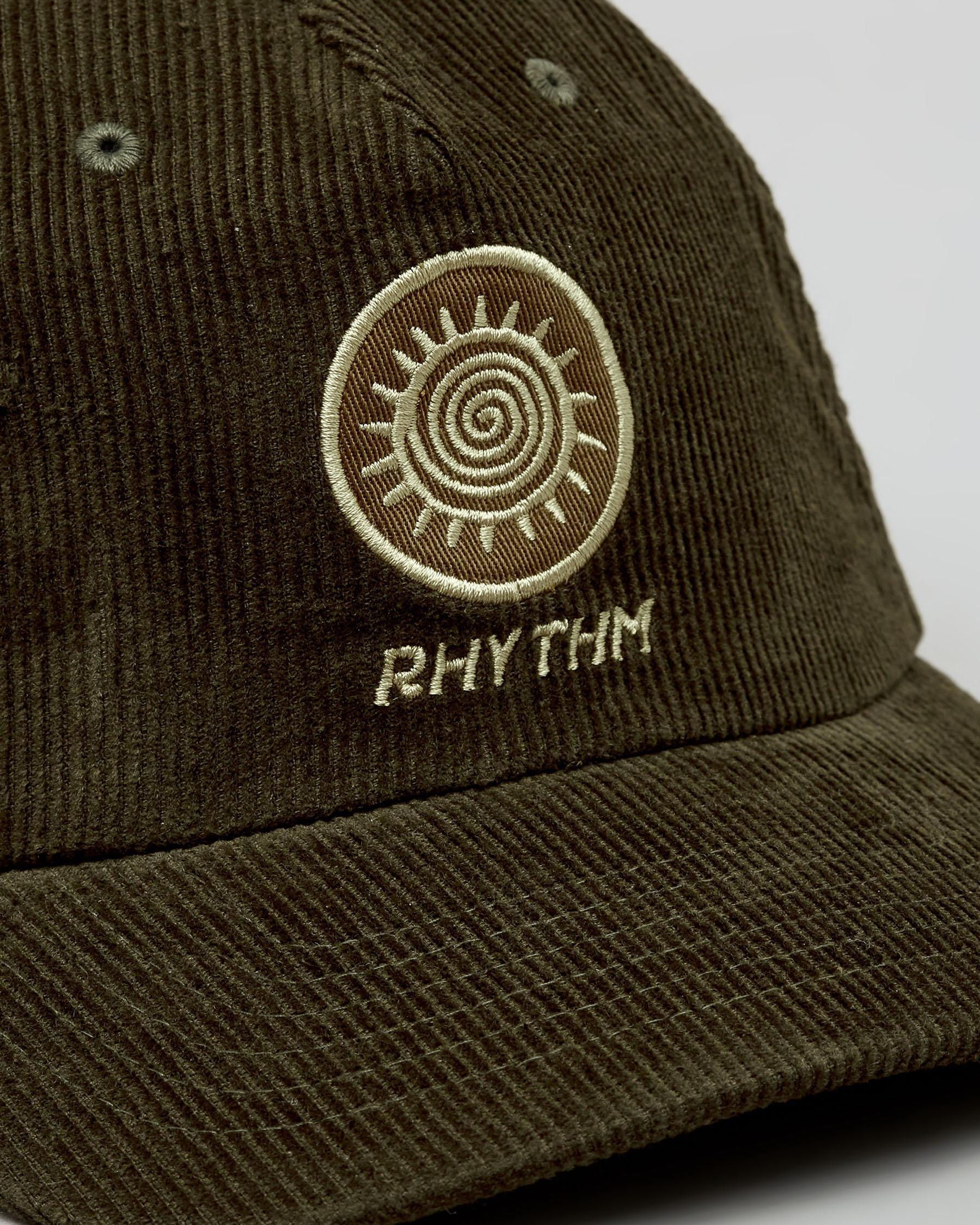 Shop Rhythm Sol Strapback Cap In Olive - Fast Shipping & Easy Returns ...