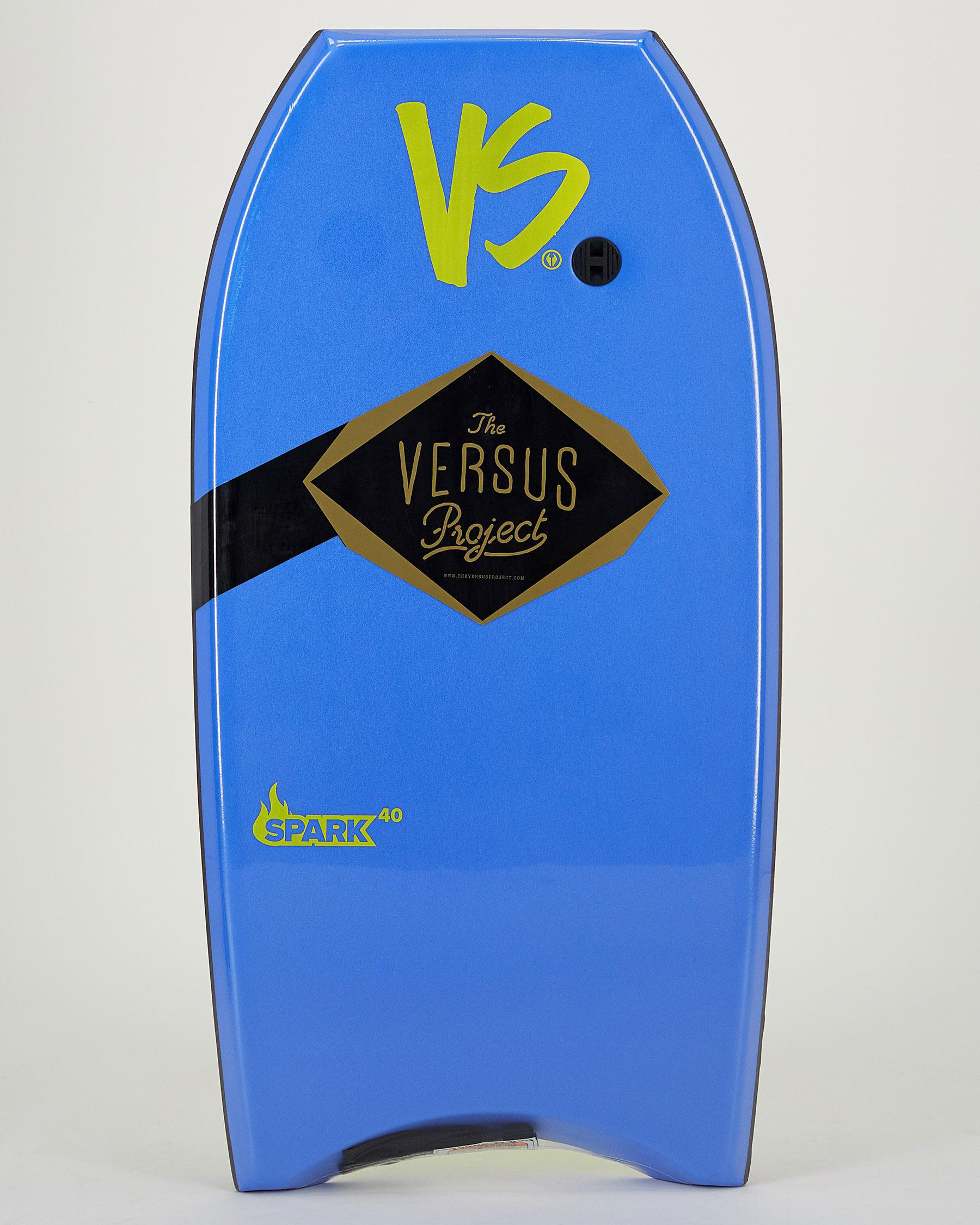 Shop Versus Spark 40" Bodyboard In Light Blue/fluro Yellow - Fast ...