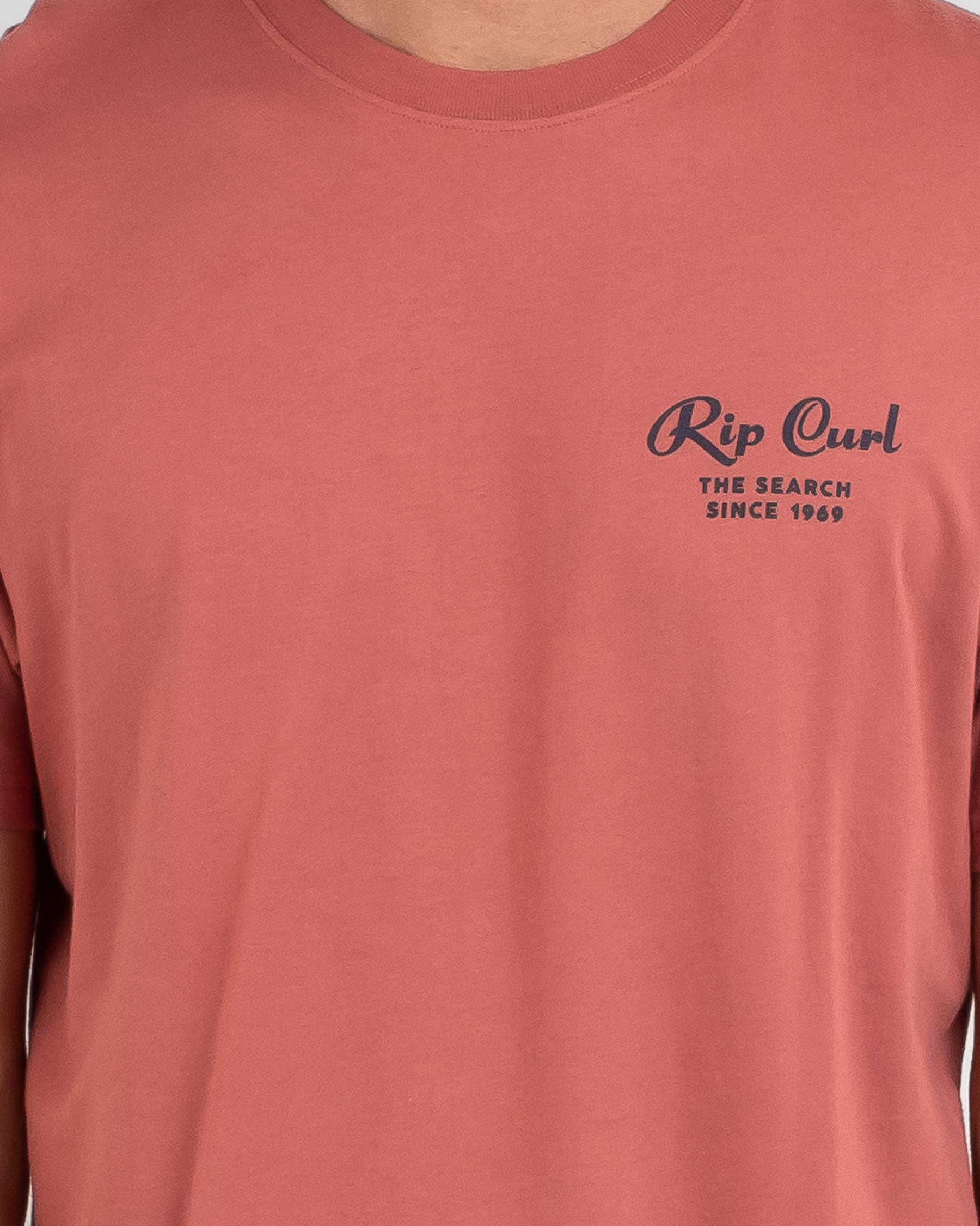 Shop Rip Curl Twist T-Shirt In Dusty Mushroom - Fast Shipping & Easy ...