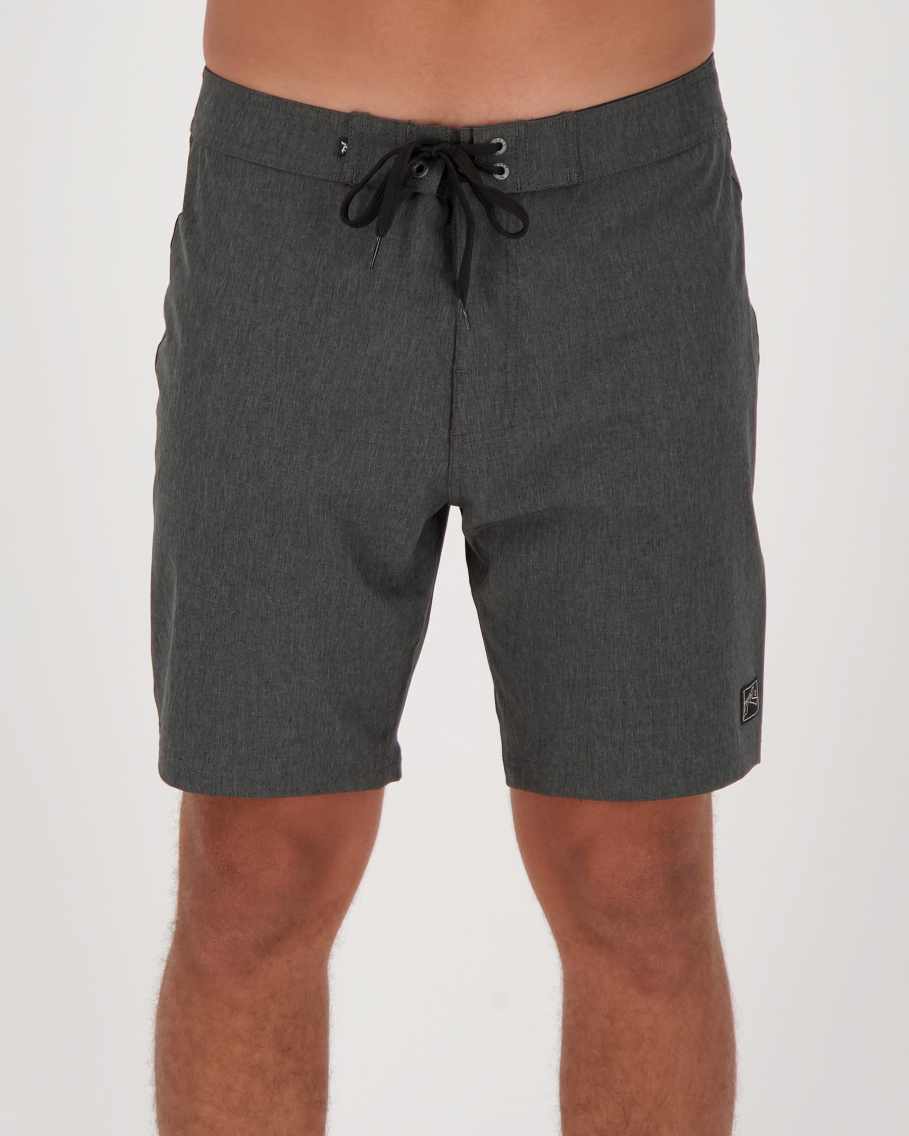Shop Rusty Marled Board Shorts In Dark Grey Marle - Fast Shipping ...