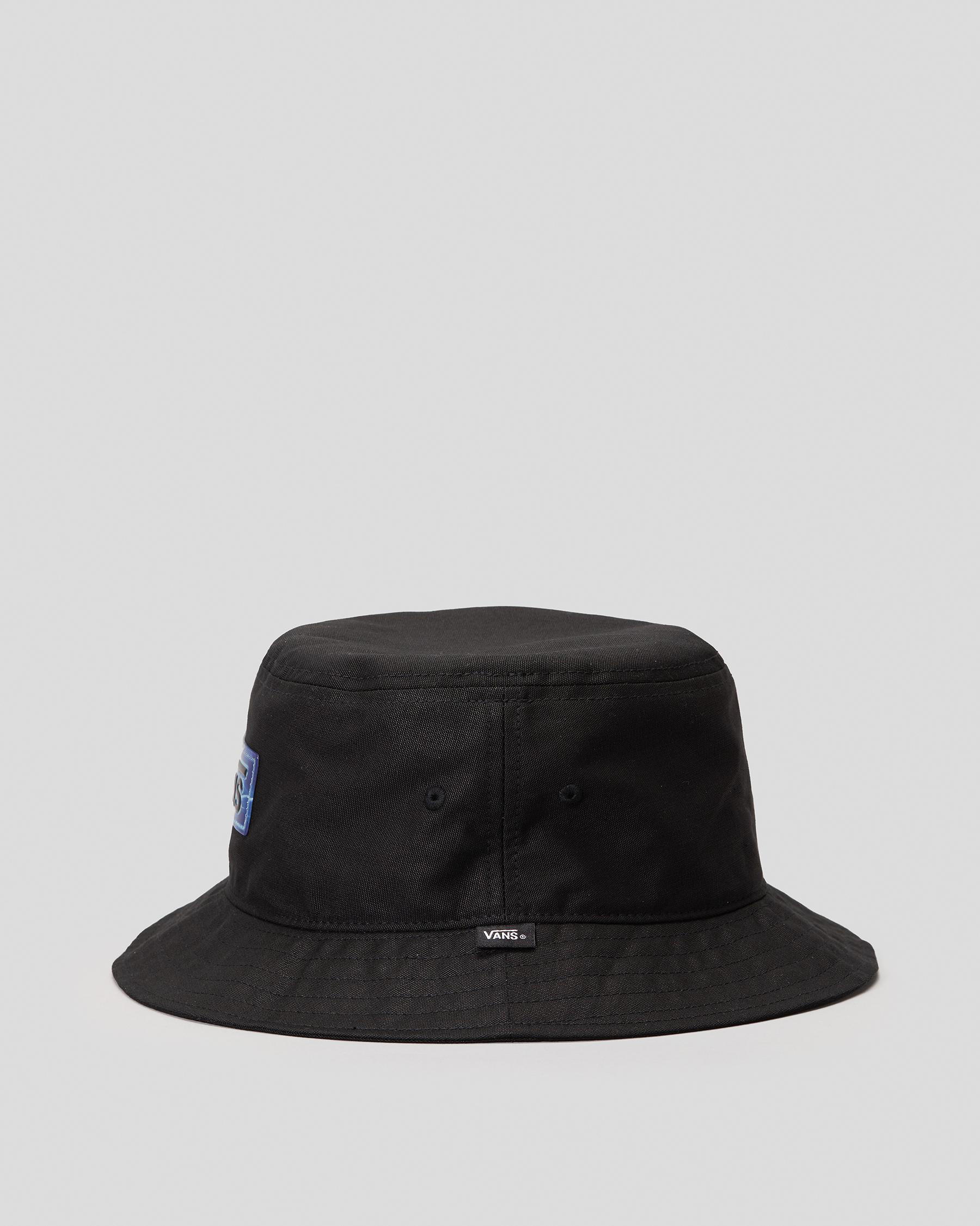 Shop Vans Undertone II Bucket Hat In Black/true Blue - Fast Shipping ...