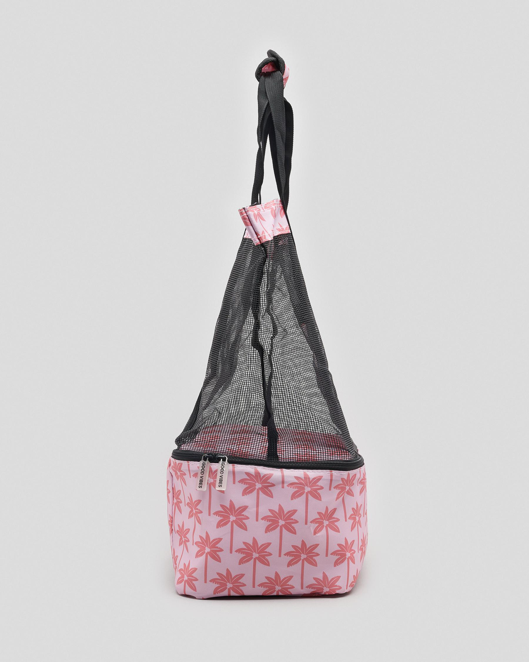 Mooloola Coco Palms Mesh Cooler Bag In Pink - FREE* Shipping & Easy ...