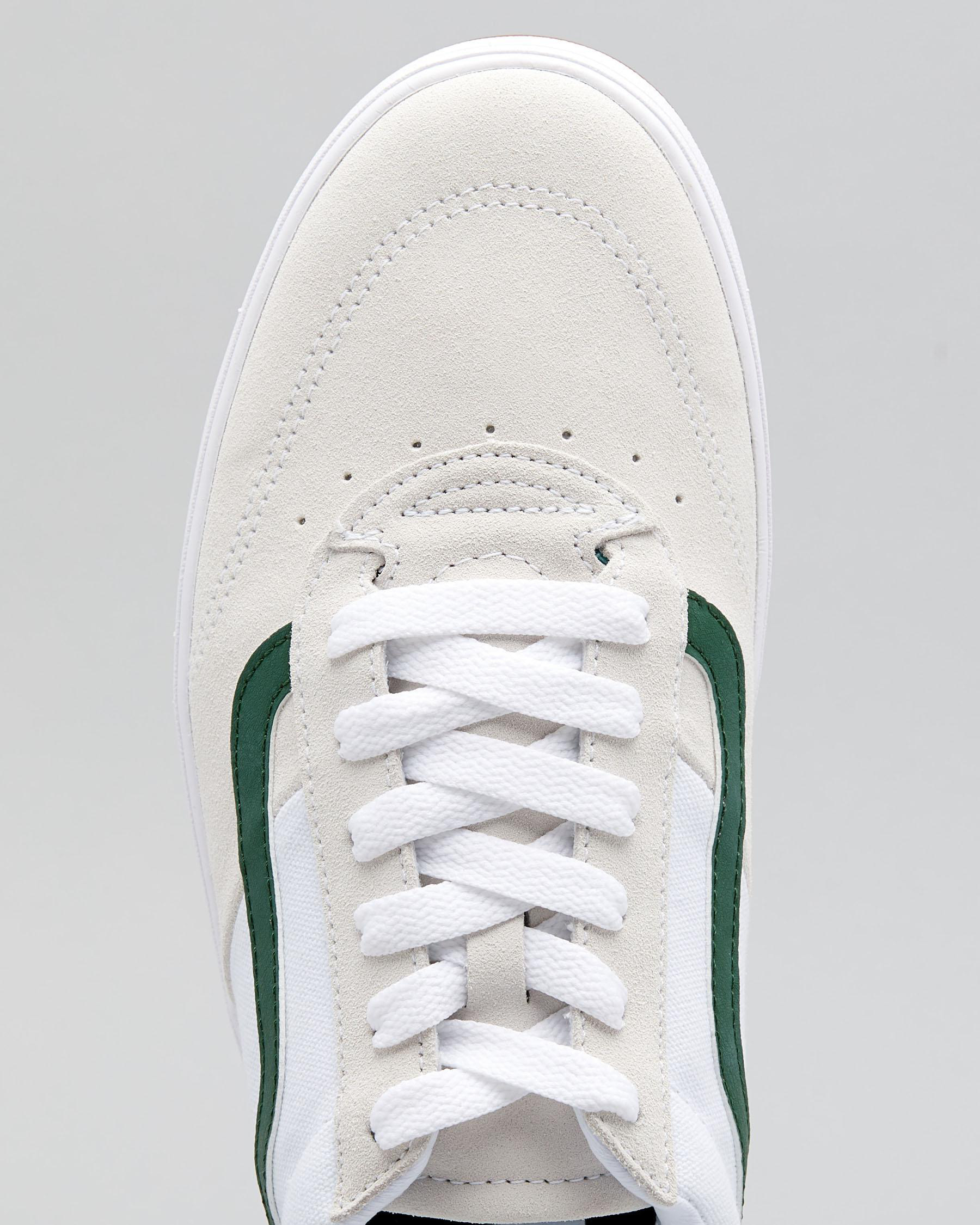 Shop Vans Cruze Comfy Cush Shoes In True White/greener Pastures - Fast ...