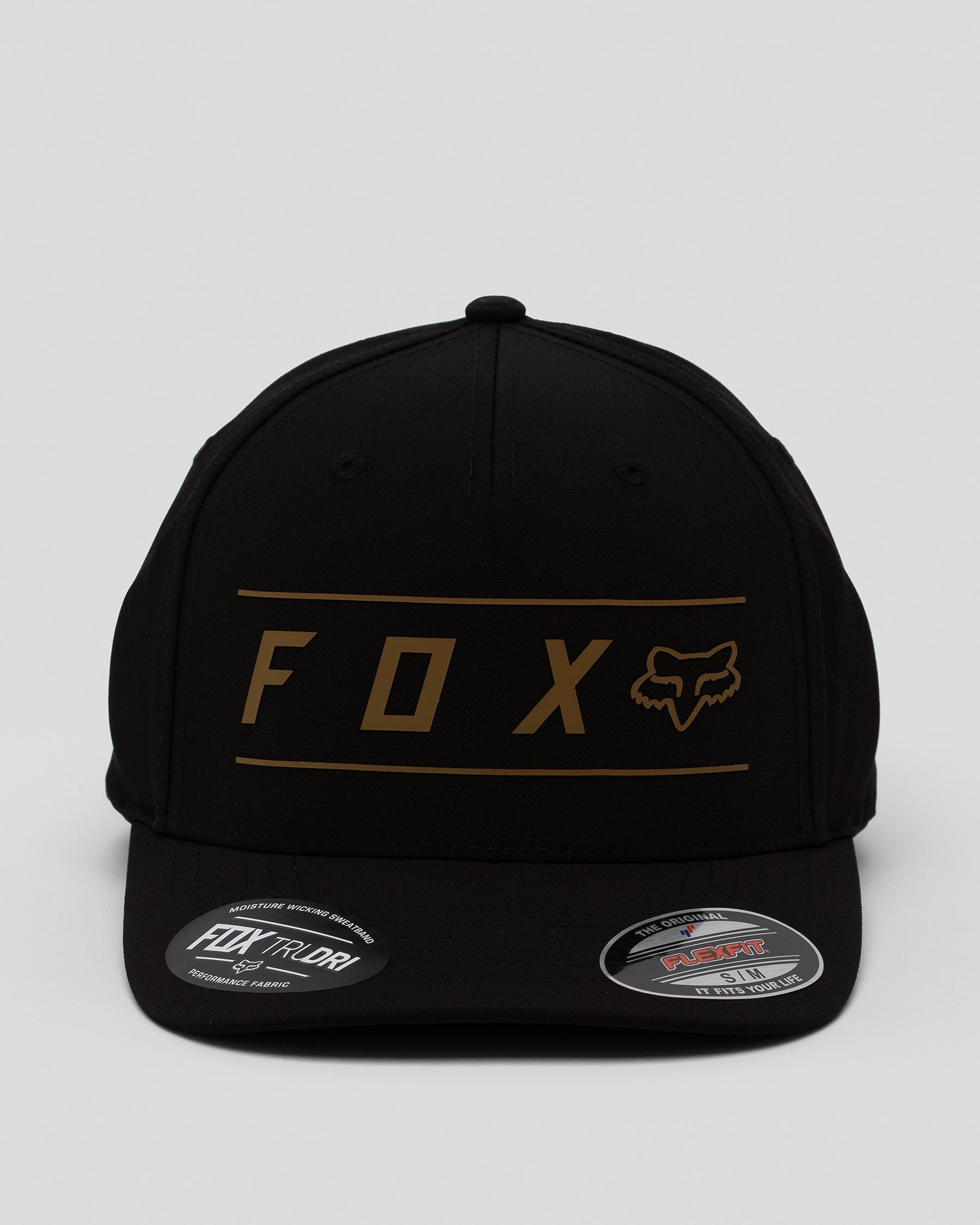 Shop Fox Pinnacle Tech Flexfit Cap In Brown/black - Fast Shipping ...