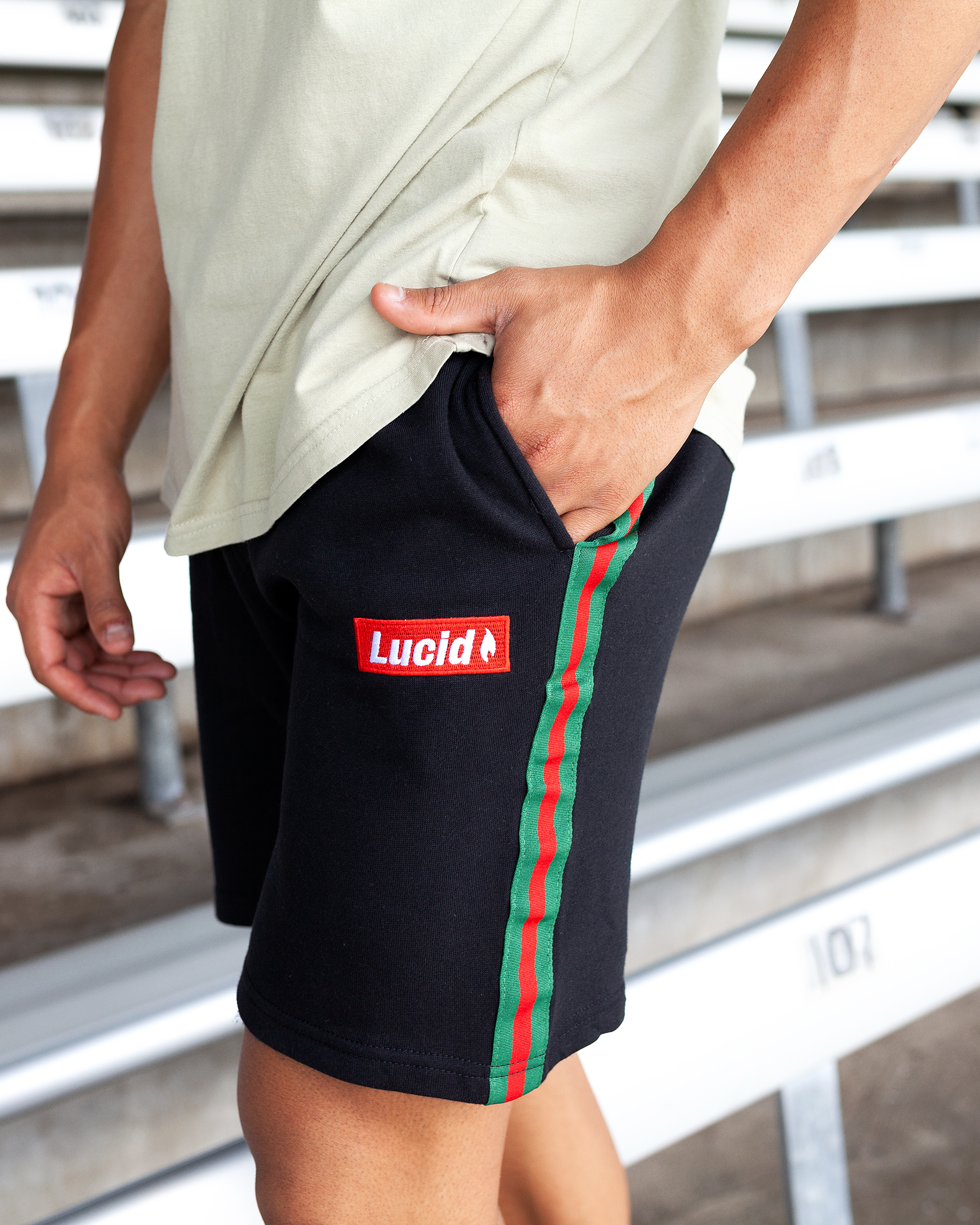 Shop Lucid Bound House Shorts In Black - Fast Shipping & Easy Returns ...