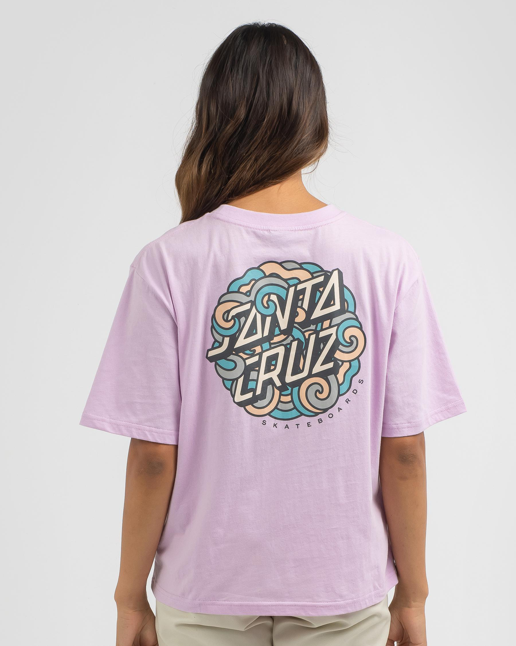 Santa Cruz Funky Dot T-Shirt In Lavender - FREE* Shipping & Easy ...
