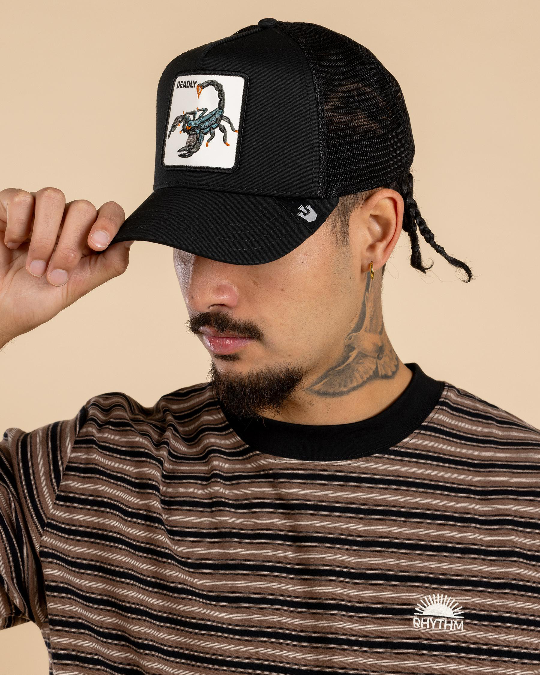 Goorin Bros The Deadly Scorpion Trucker Cap In Black - FREE* Shipping ...