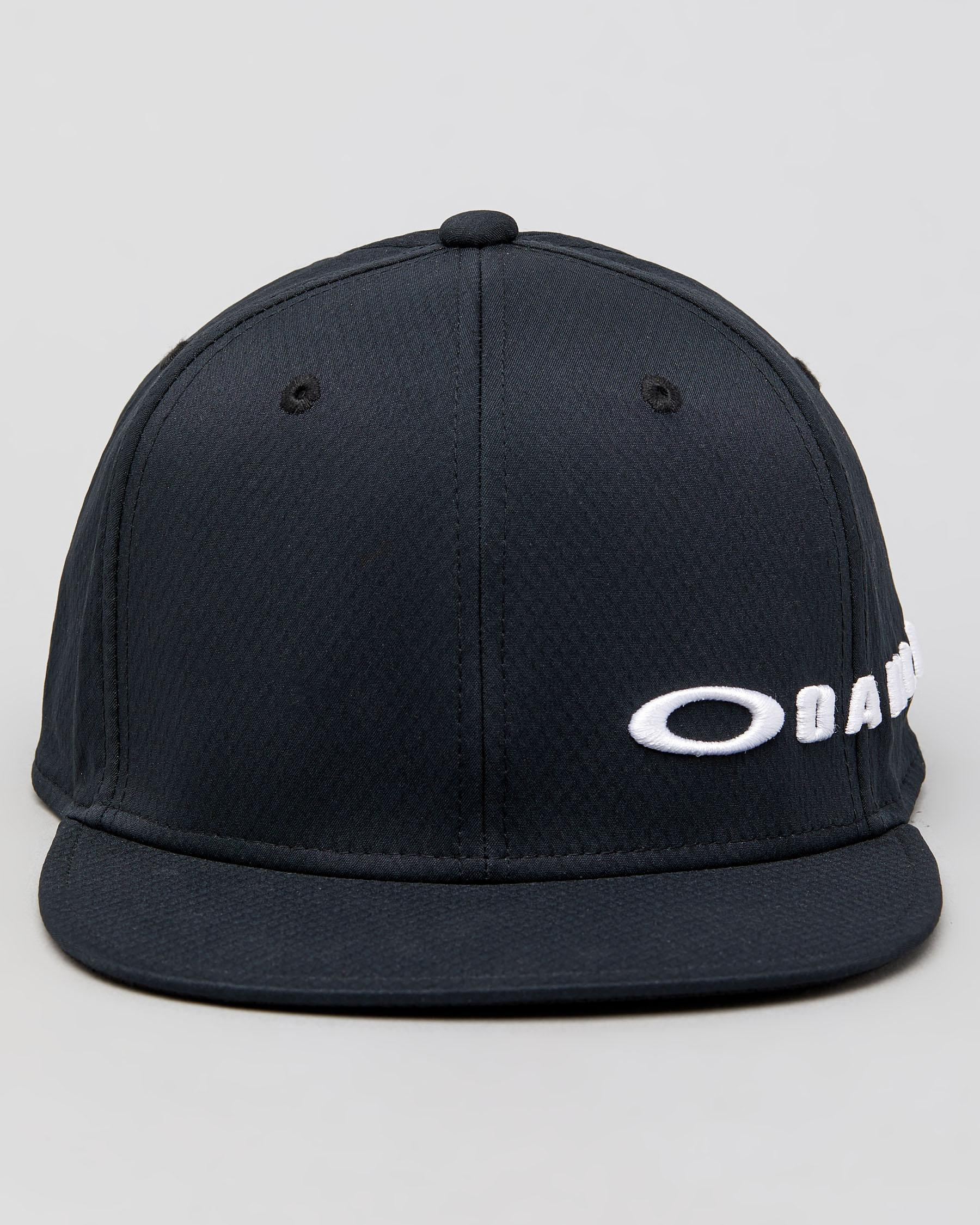 Shop Oakley BG Side Logo 12.0 Cap In Blackout - Fast Shipping & Easy ...