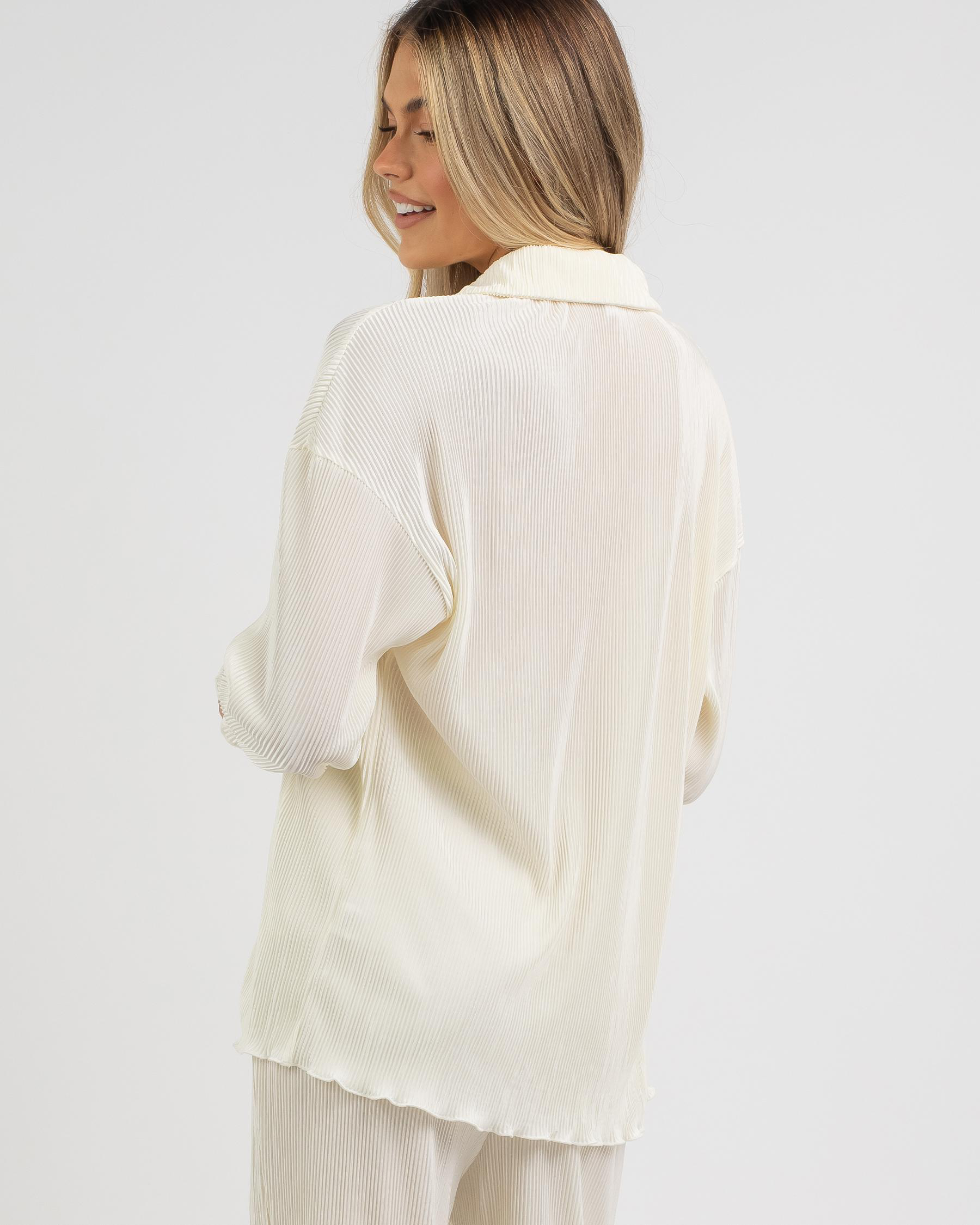 Shop 8 Birdies Elise Shirt In White - Fast Shipping & Easy Returns ...