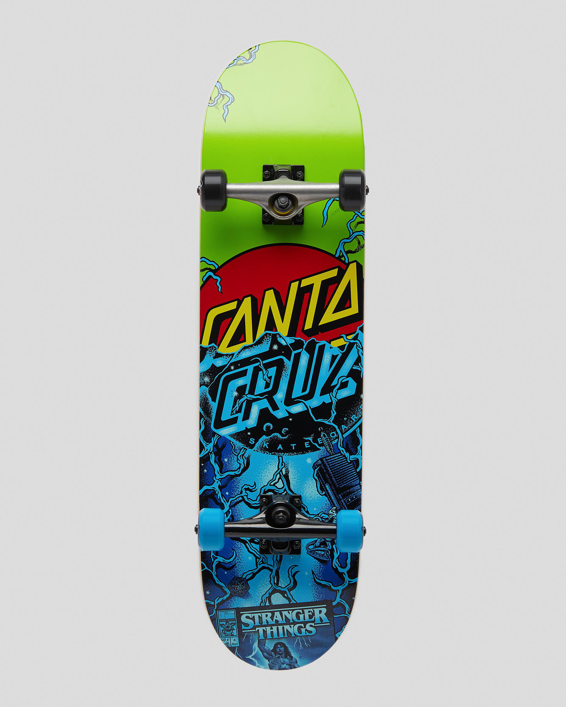 Shop Santa Cruz Stranger Things Classic Dot Large 8.25" Complete ...