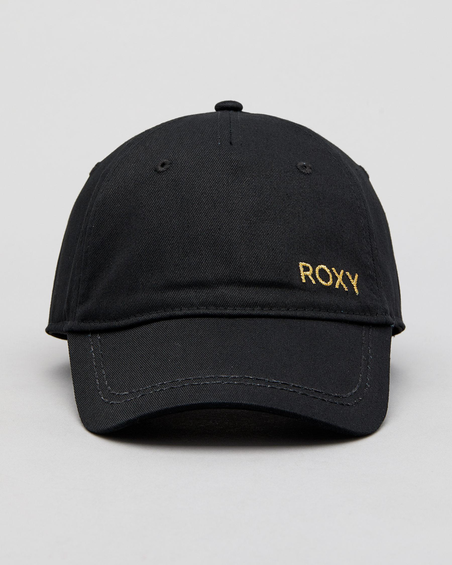 Shop Roxy Blancas Cap In Anthracite - Fast Shipping & Easy Returns ...