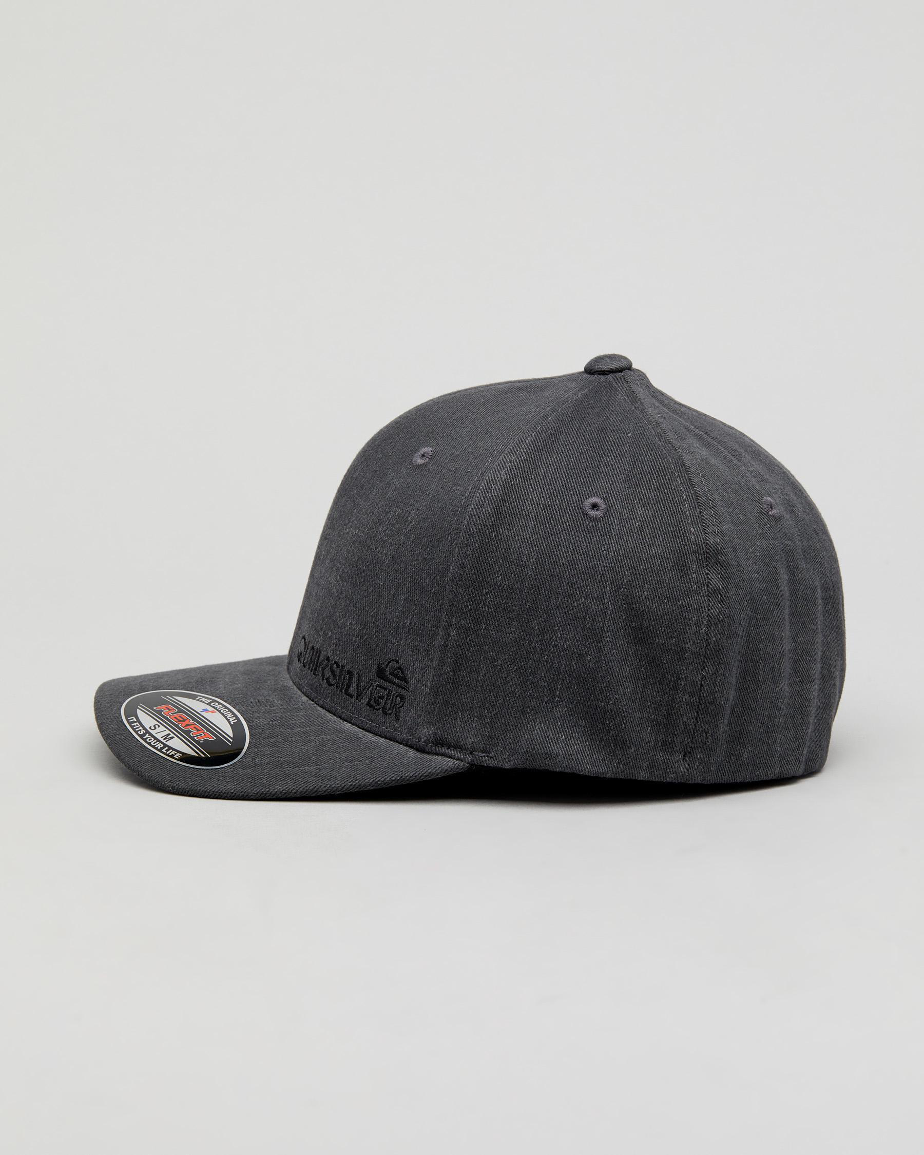 Shop Quiksilver Sidestay Cap In Medium Grey Heather - Fast Shipping ...