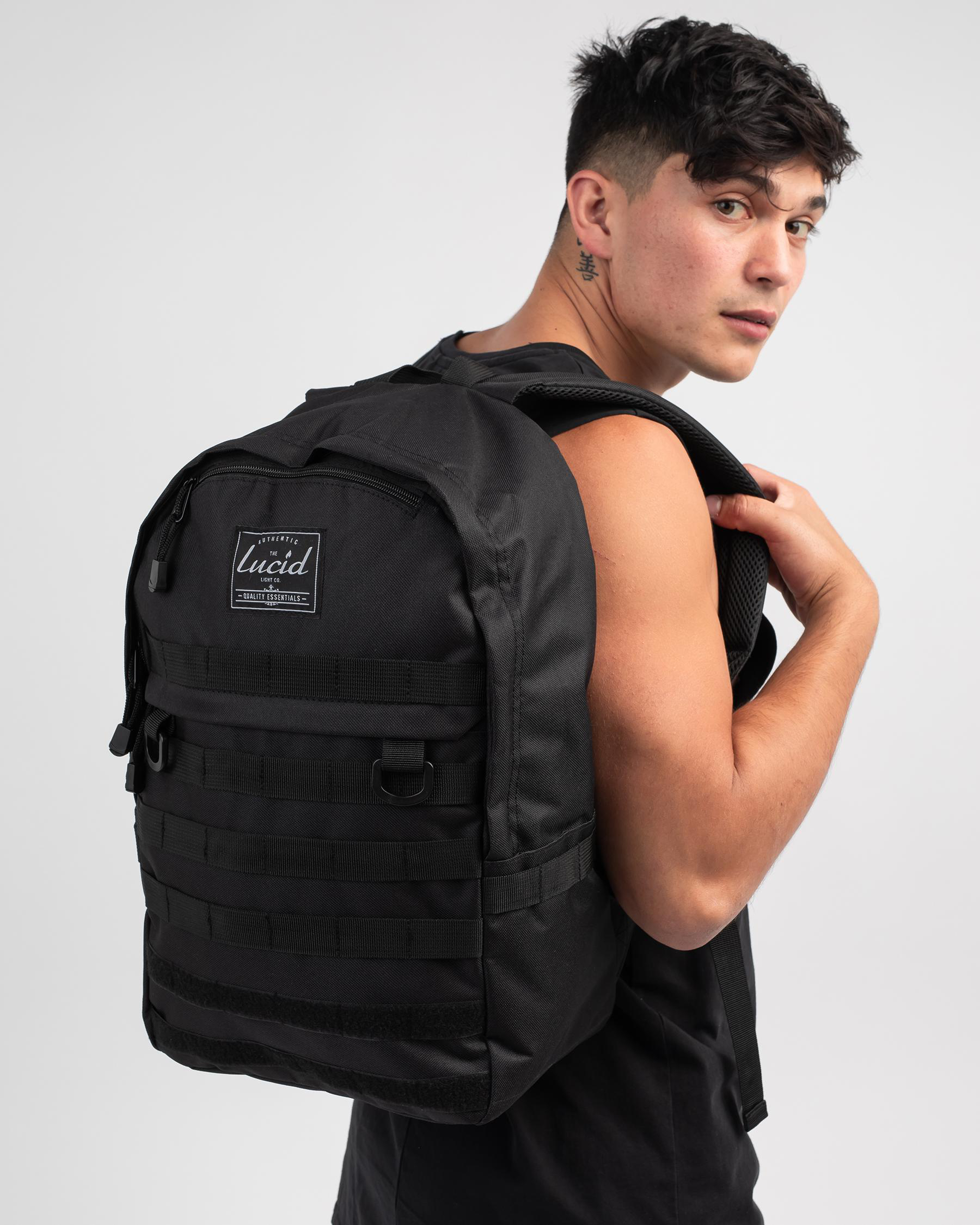 Shop Lucid Pinpoint Backpack In Black - Fast Shipping & Easy Returns ...