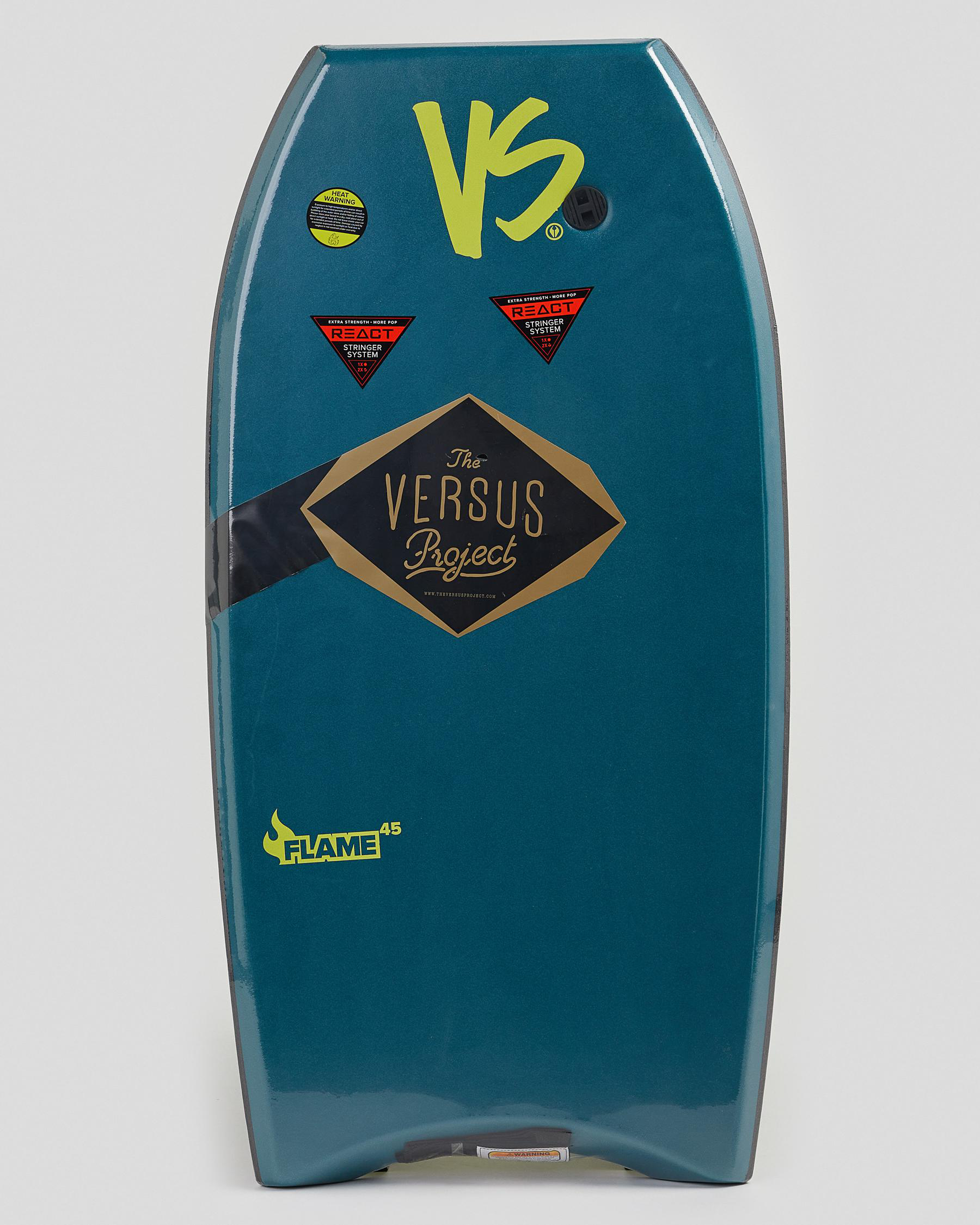 Versus Flame 45" Bodyboard In Deep Sea Green/fluro Yellow - Fast ...