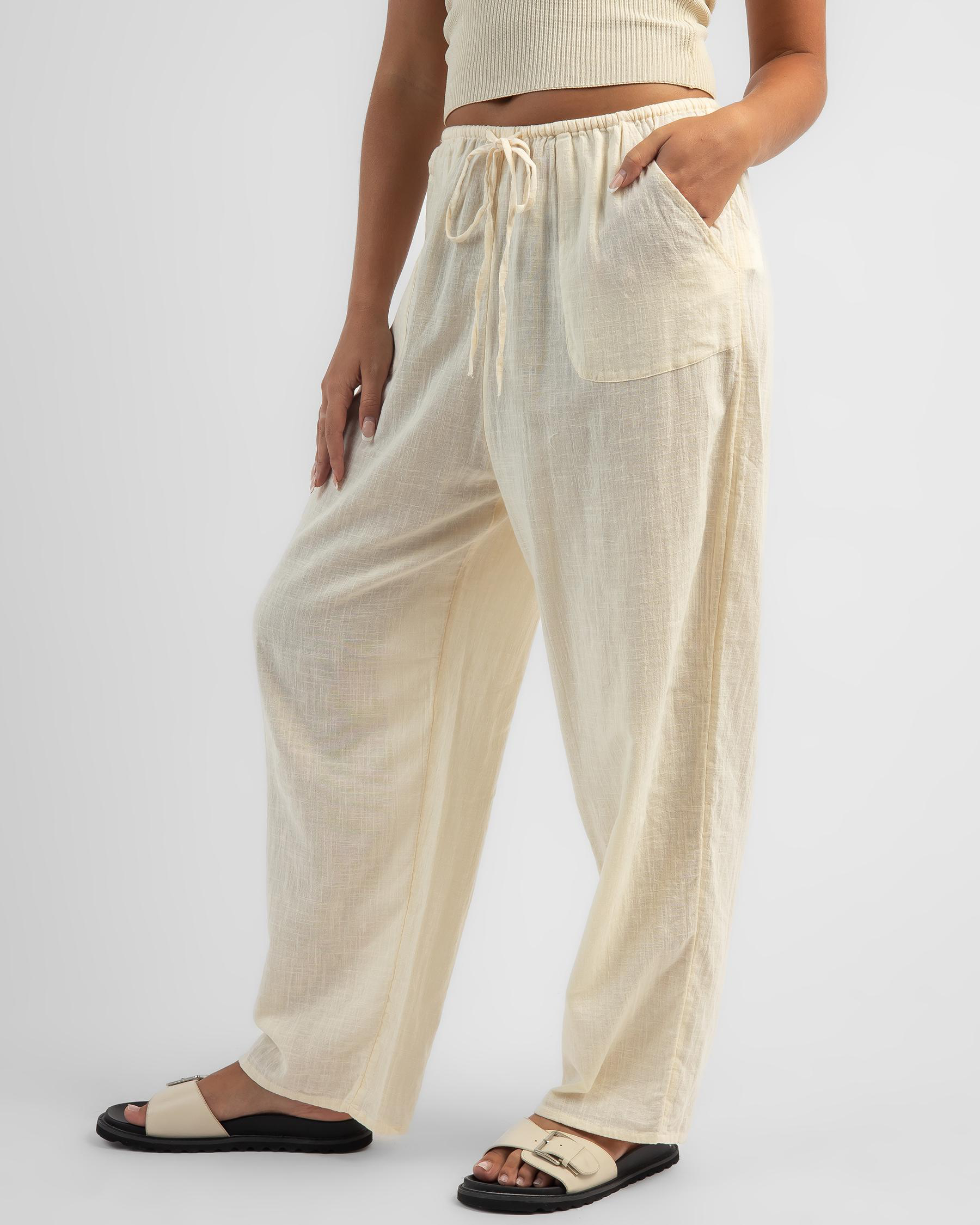 Billabong Sun Lovers Beach Pants In White Sand | City Beach Australia