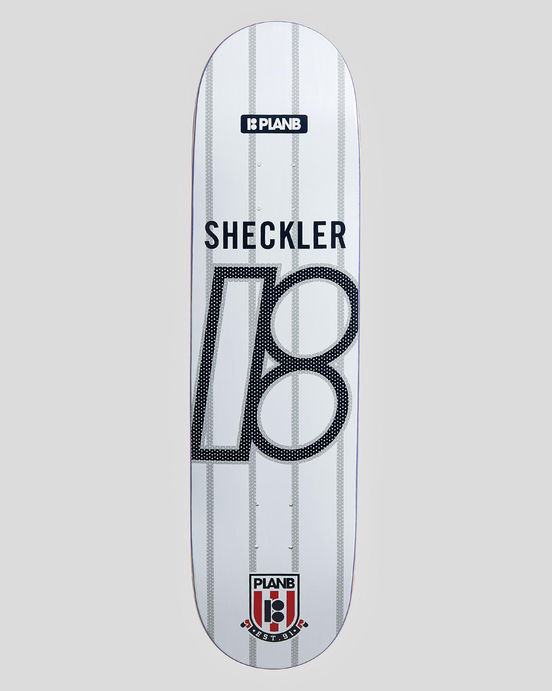 Shop Plan B College Sheckler 8.125" Skateboard Deck In Assorted - Fast ...