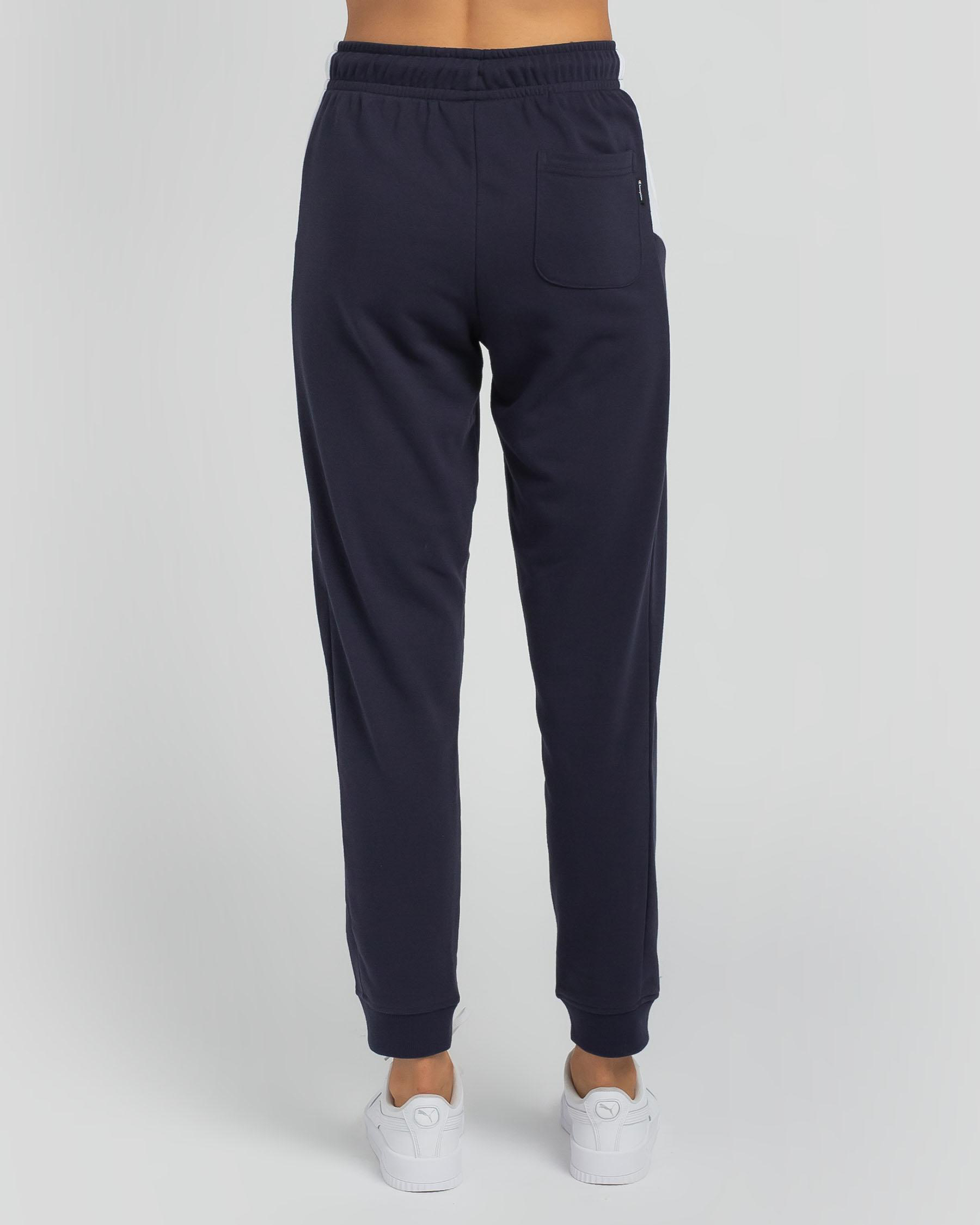 Shop Champion For The Team Track Pants In Navy/ White - Fast Shipping ...