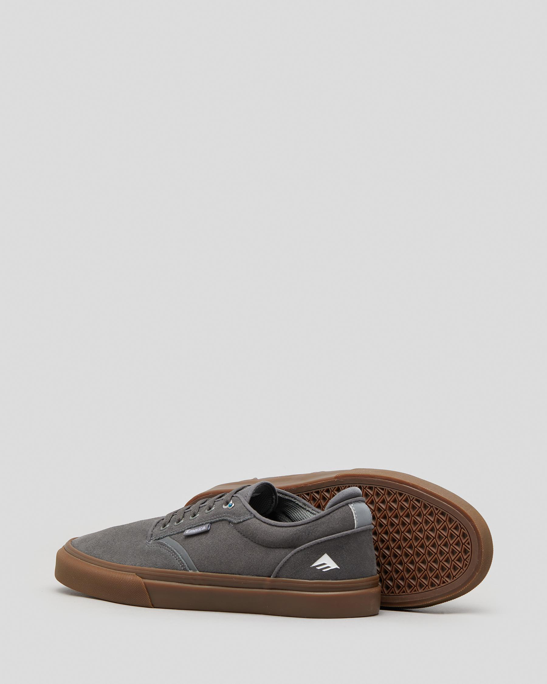 Shop Emerica Dickson Shoes In Grey/gum - Fast Shipping & Easy Returns ...