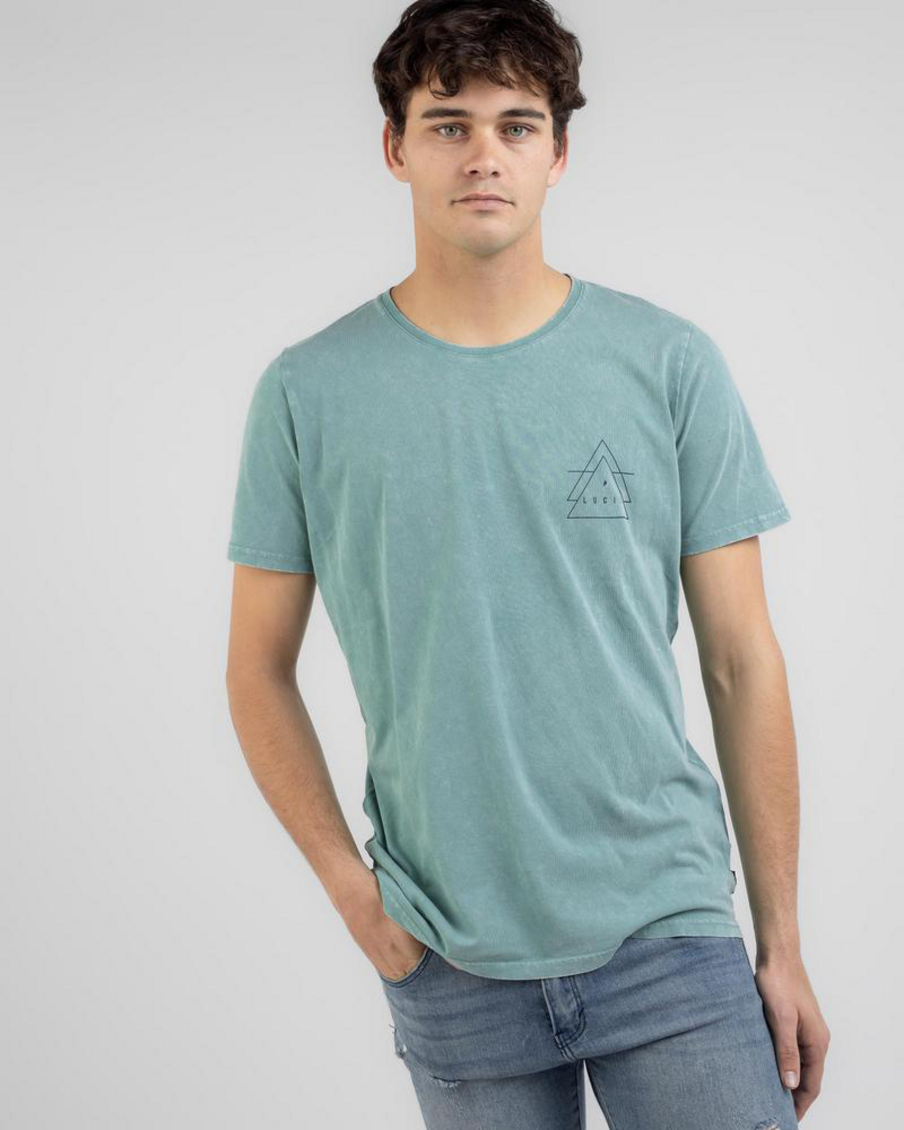Shop Lucid Arrow T-Shirt In Mint Acid - Fast Shipping & Easy Returns ...