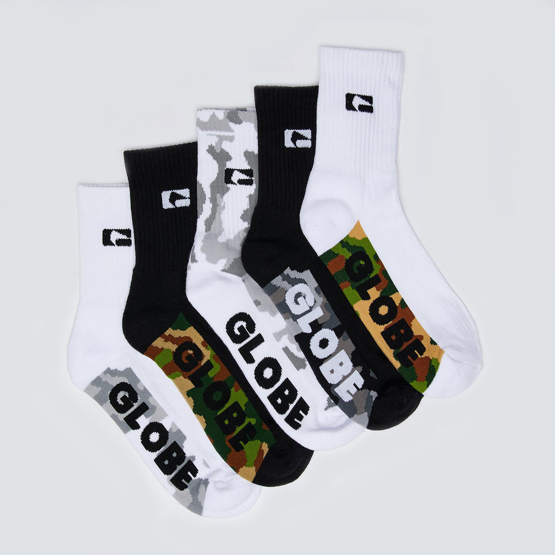 Globe Malcolm Crew 5pk Crew In Camo - Fast Shipping & Easy Returns - City Beach Australia