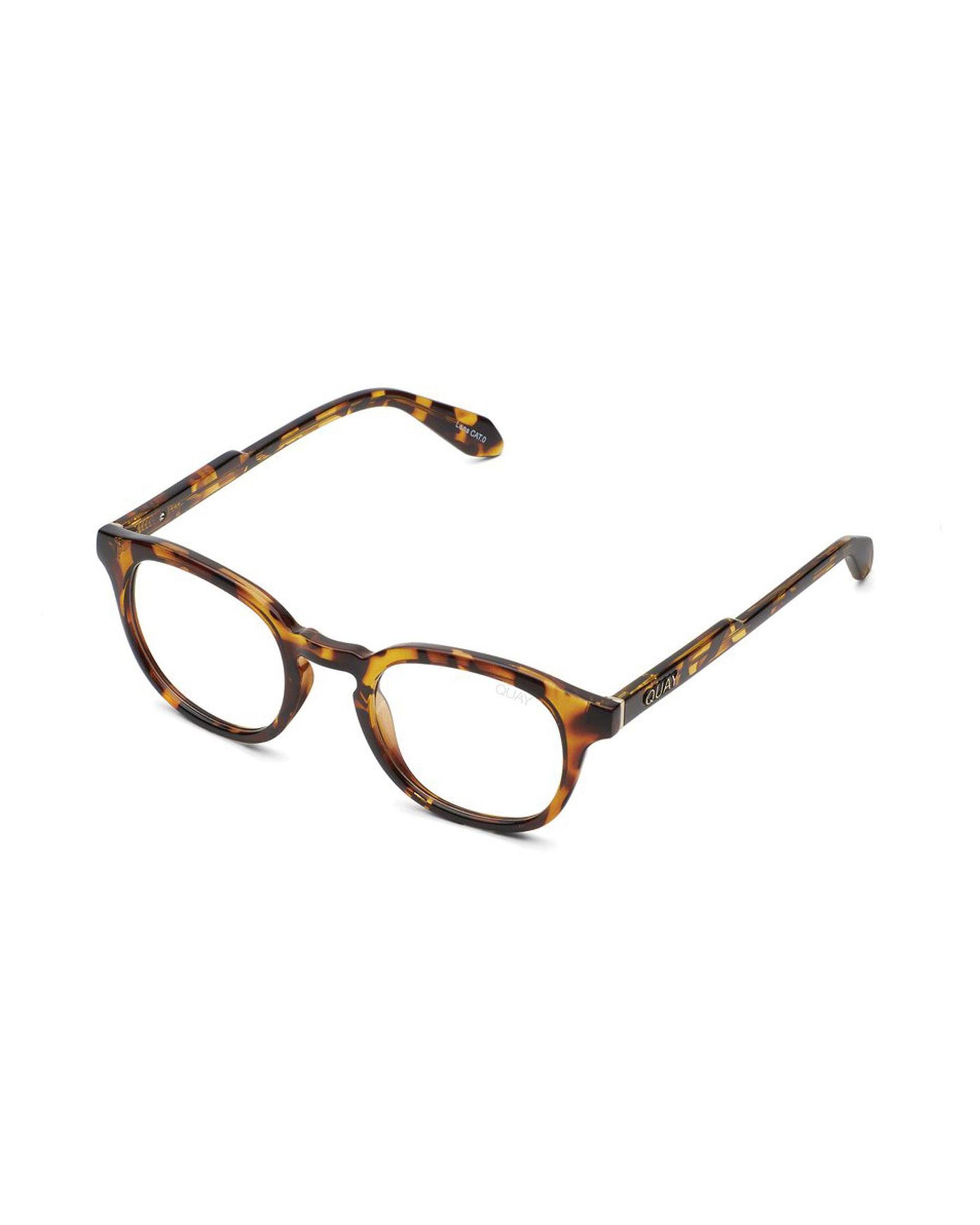 Shop Quay Australia Walk On Blue Light Glasses In Tort Clear Fast