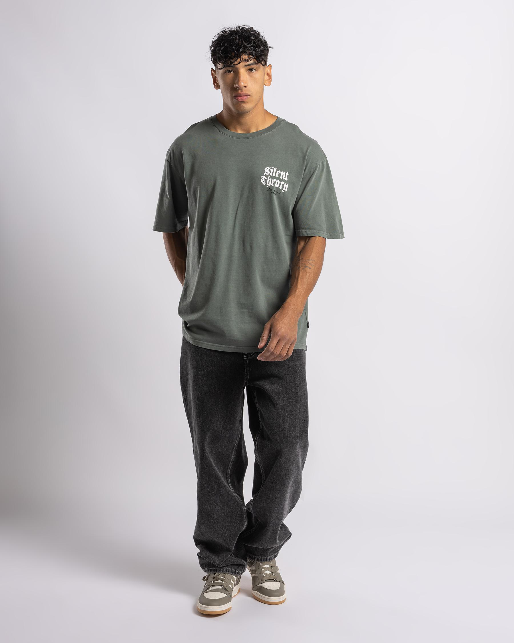 Shop Silent Theory Superior T-Shirt In Green - Fast Shipping & Easy ...