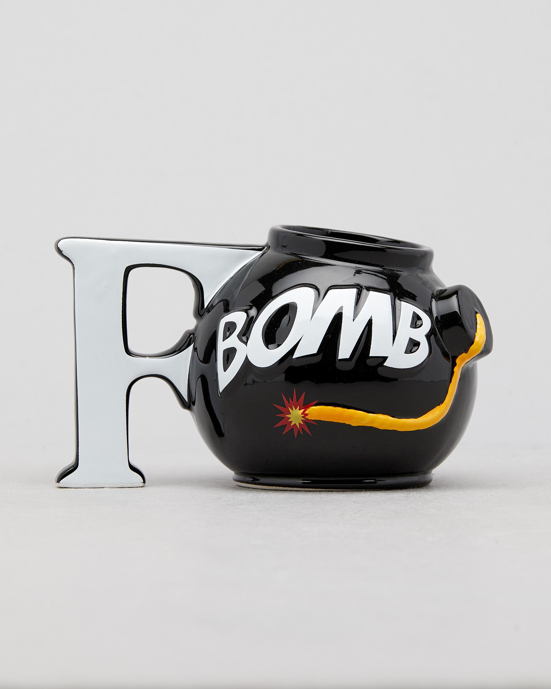 Shop William Valentine Collection Big Mouth F-Bomb Coffee Mug In Multi ...