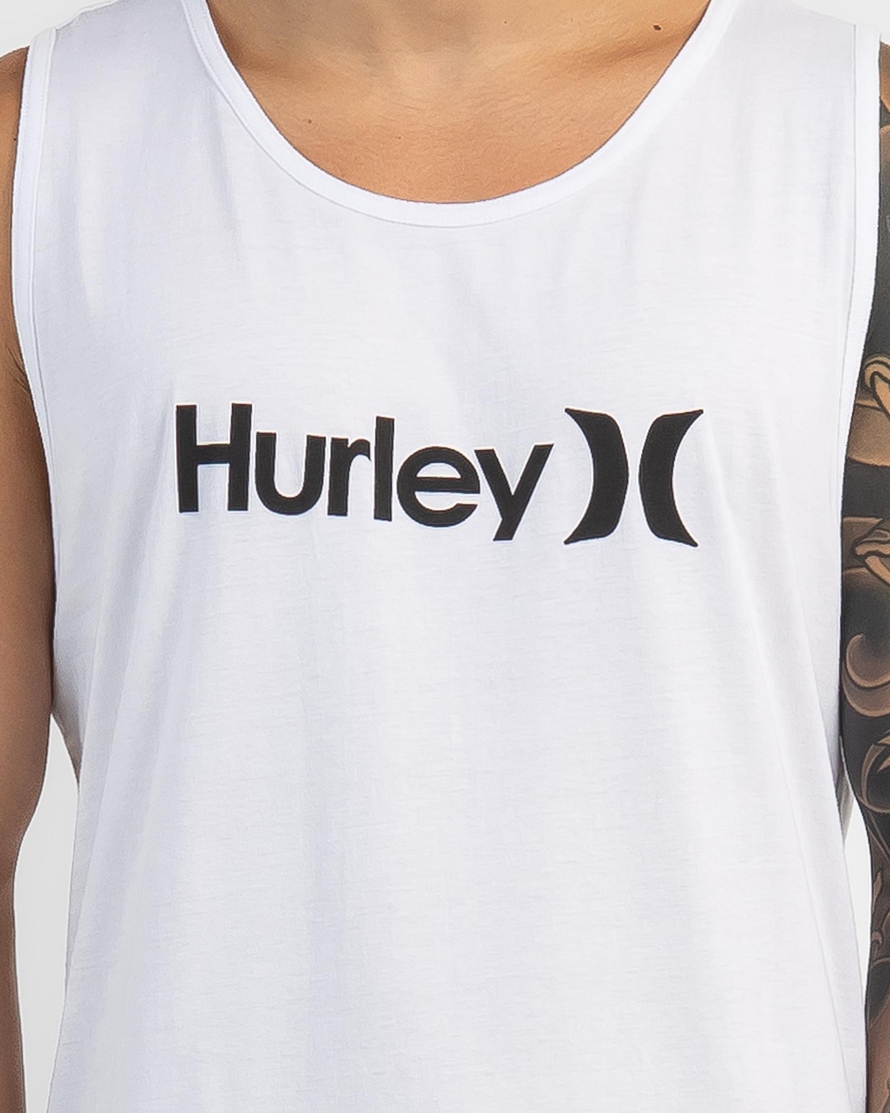 Shop Hurley Wash One and Only Solid Tank In White - Fast Shipping ...