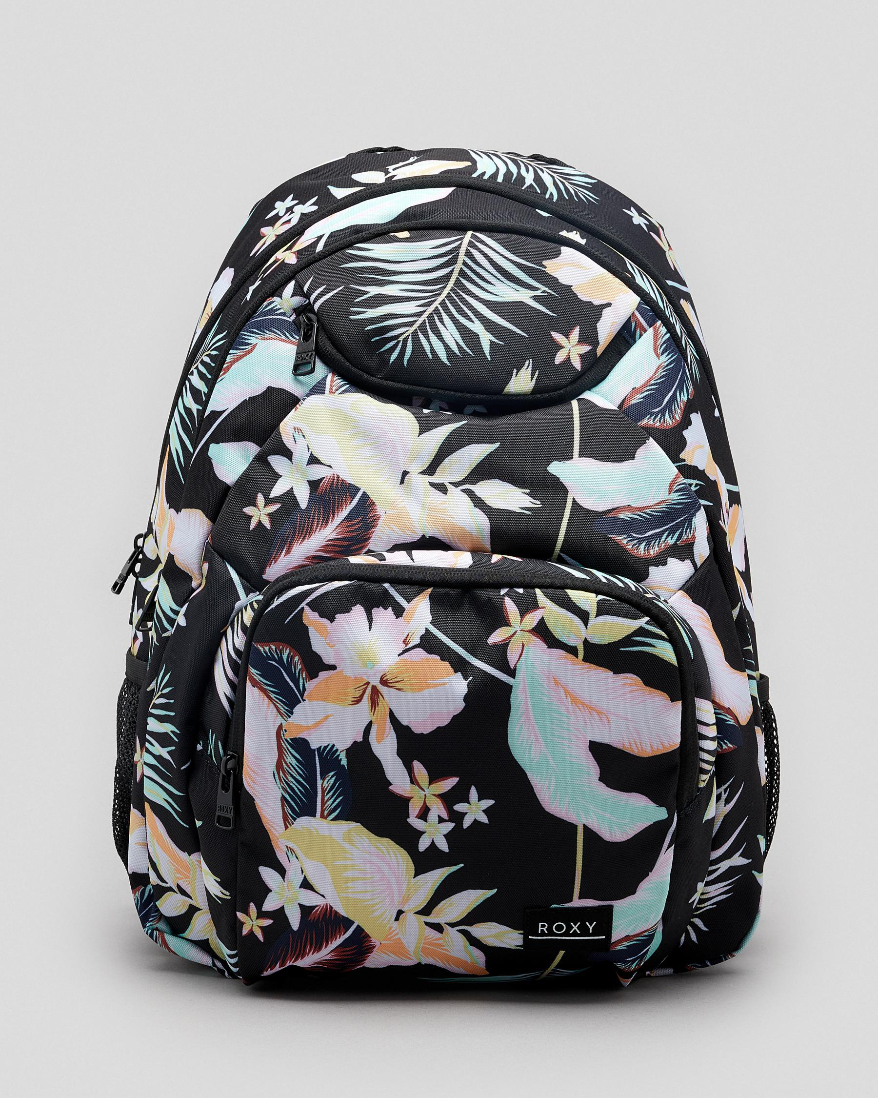 Roxy Shadow Swell Backpack In Anthracite Praslin - FREE* Shipping ...