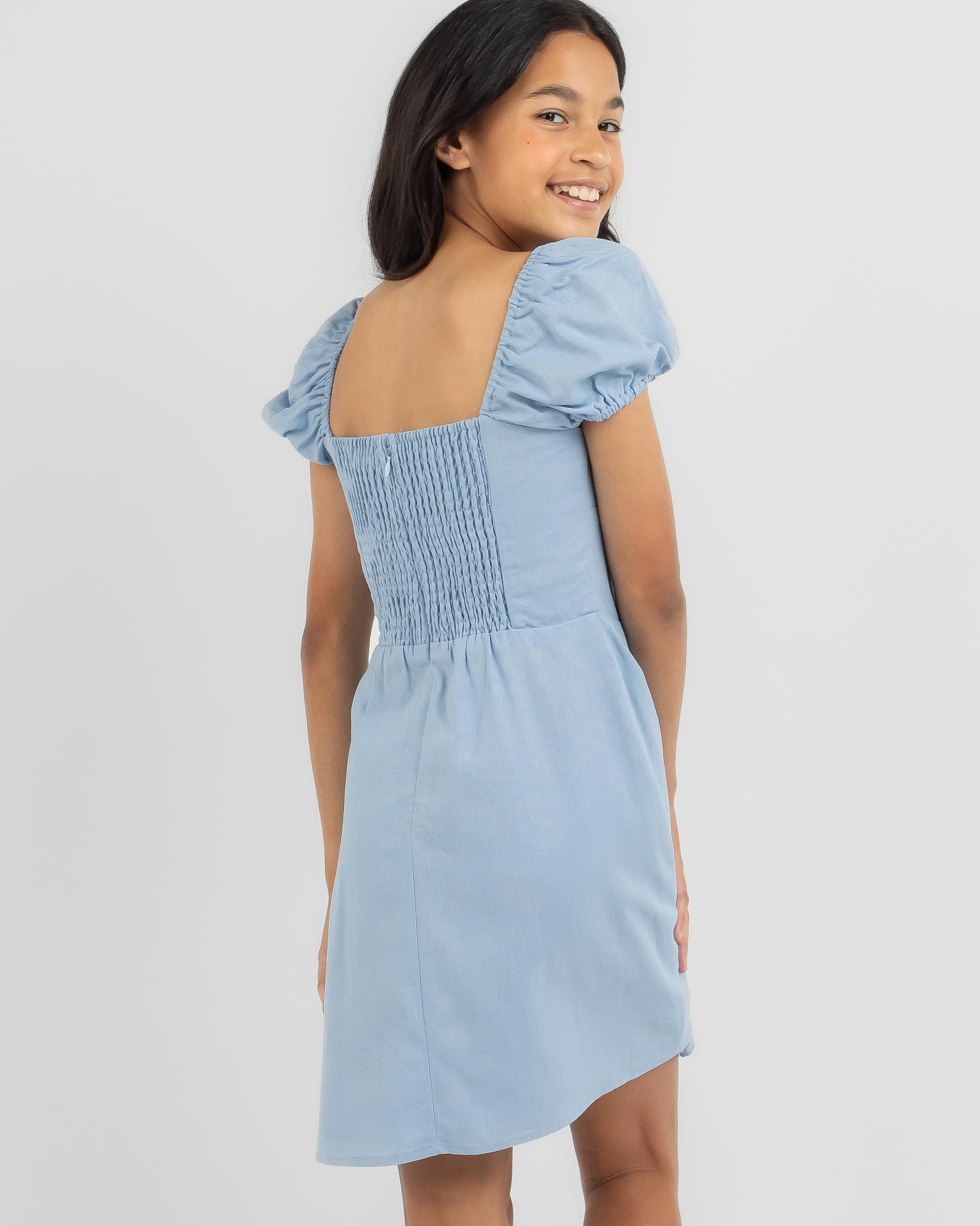 Shop Ava And Ever Girls' Reggie Dress In Blue - Fast Shipping & Easy ...
