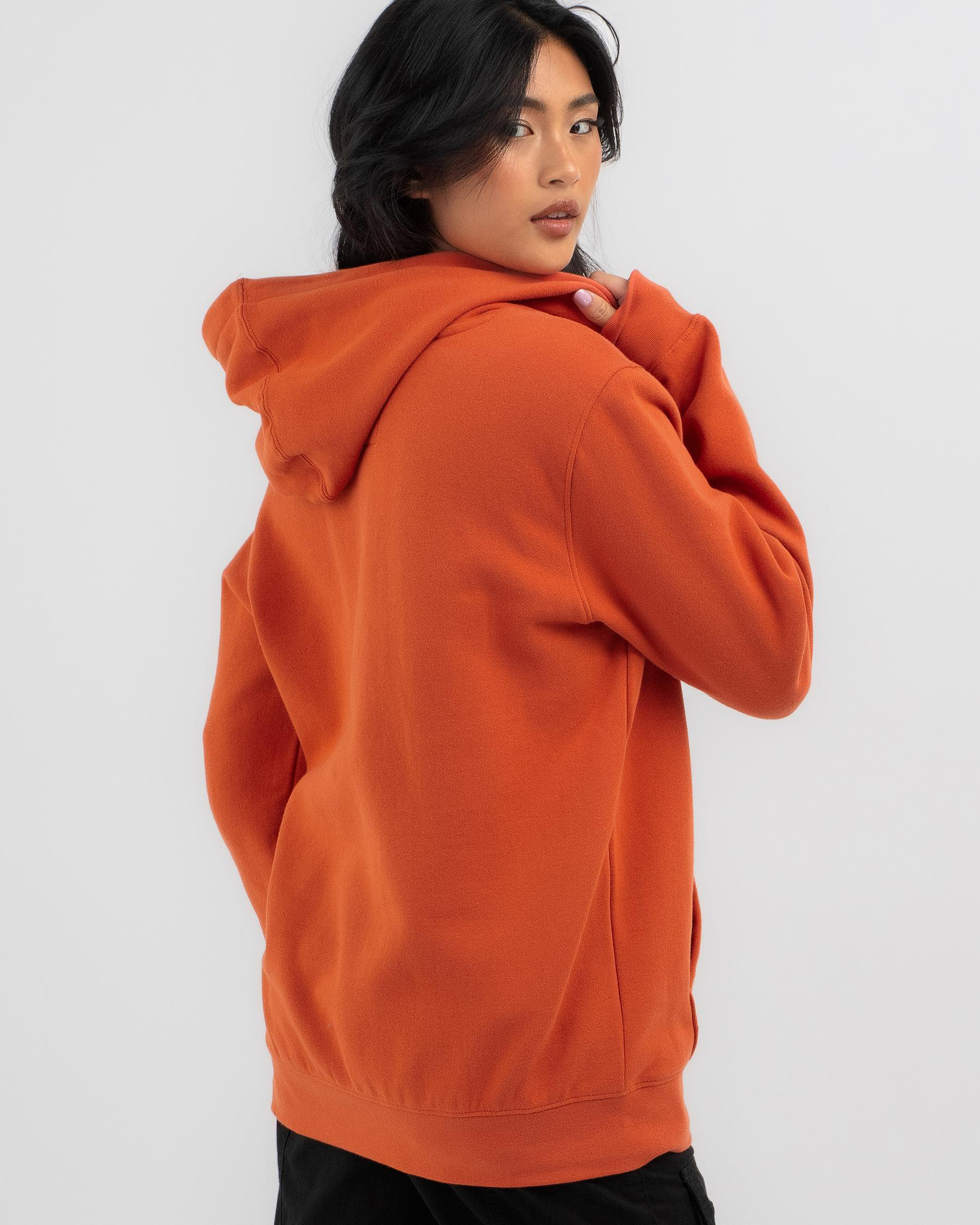 Fox Fox Head Fleece Pullover In Atomic Orange - FREE* Shipping & Easy ...