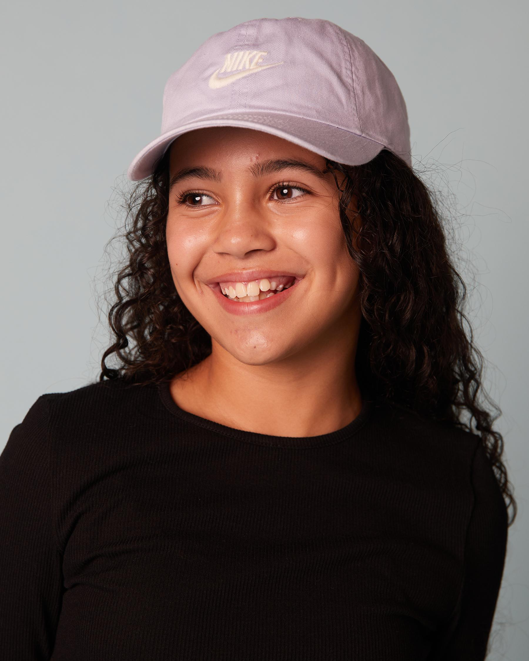Shop Nike Girls' H86 Futura Cap In Oxygen Purple/coconut Milk - Fast ...