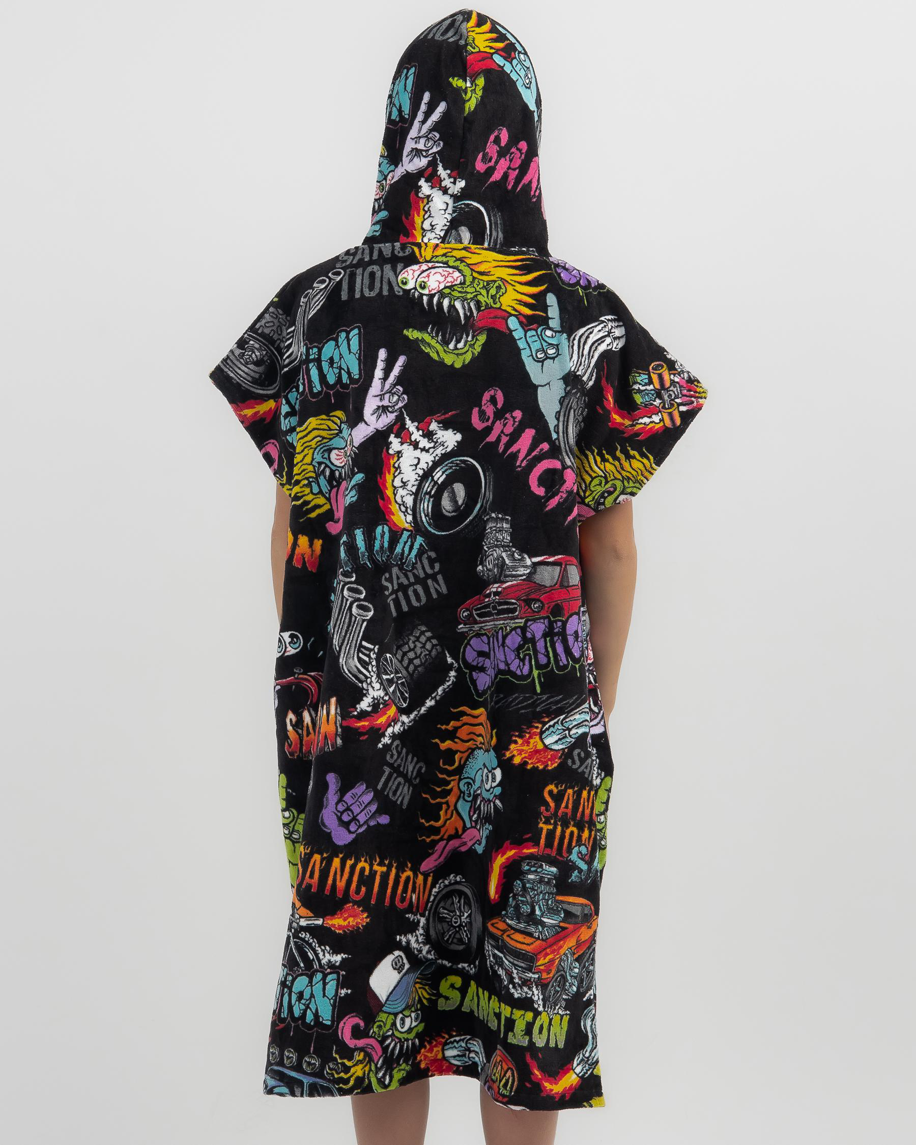 Shop Sanction Boys' Monster Party Hooded Towel In Multi - Fast Shipping ...