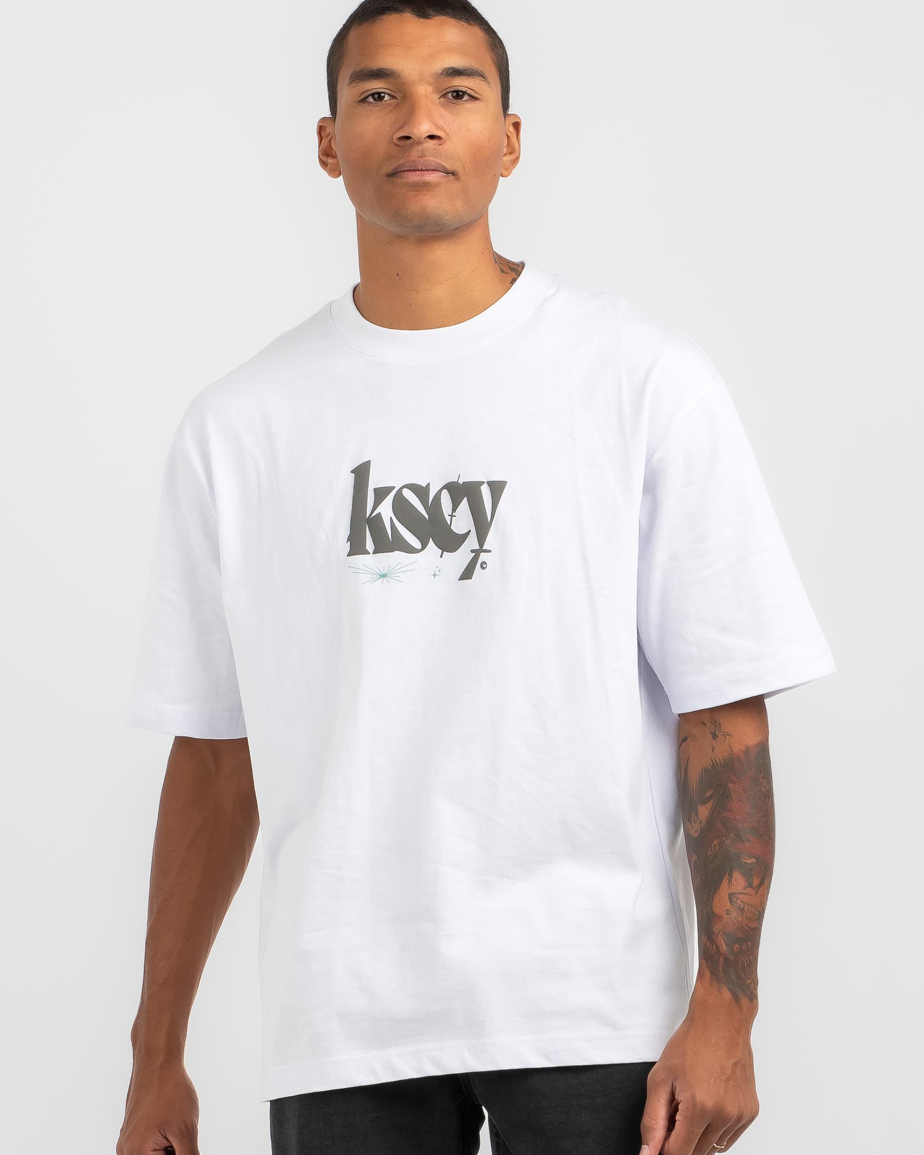 Shop Kiss Chacey Stellaris Heavy Oversized T-Shirt In White - Fast ...