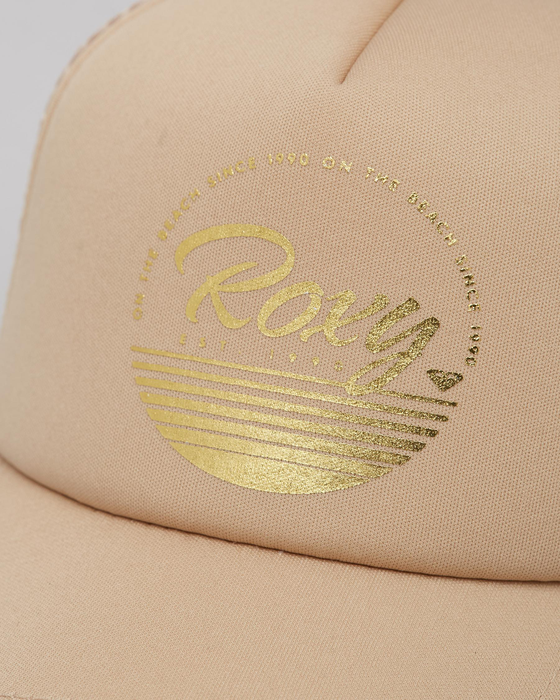Shop Roxy Brennan Trucker Cap In Irish Cream - Fast Shipping & Easy ...