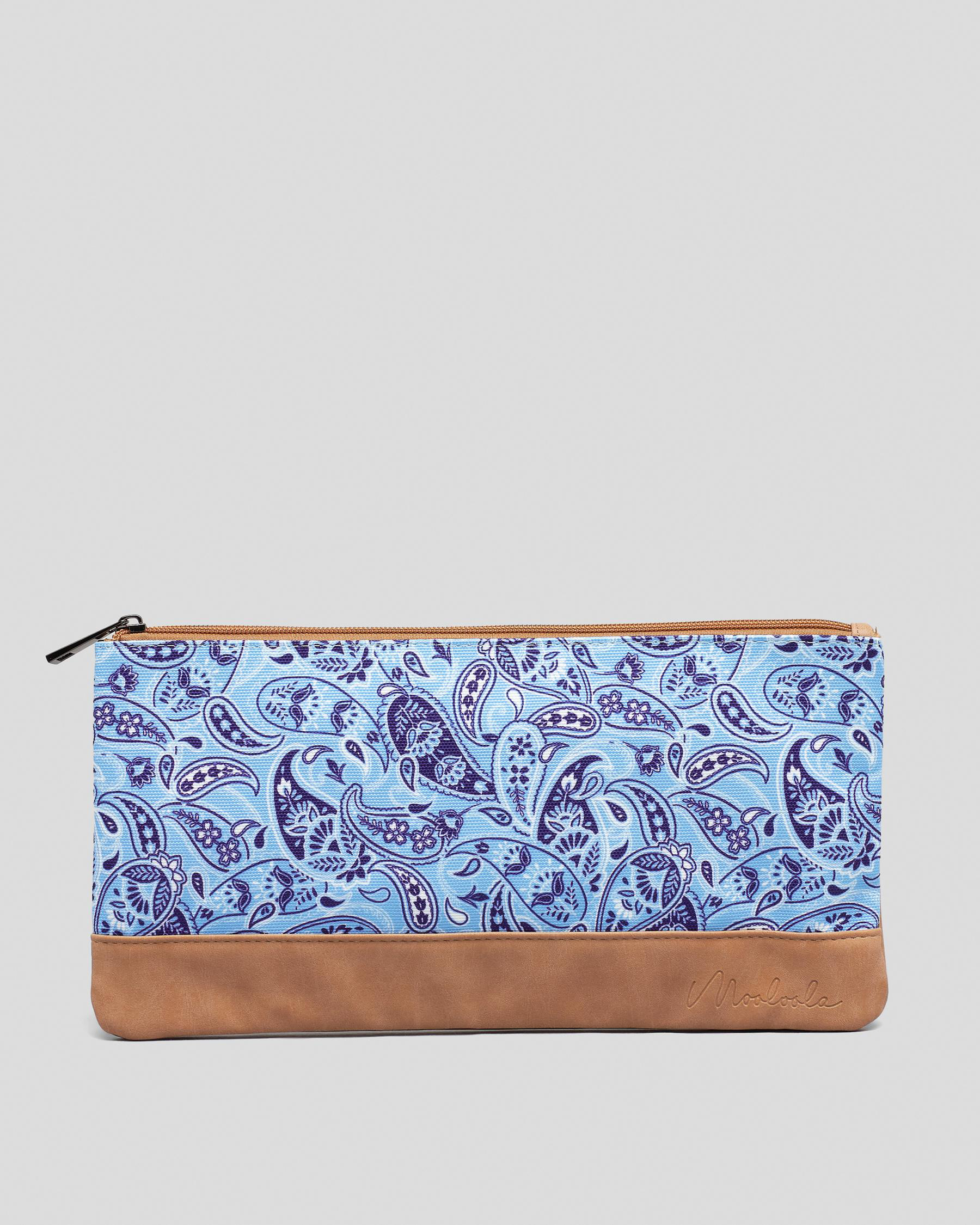 Shop Mooloola Frankie Pencil Case In Light Blue/tan - Fast Shipping ...