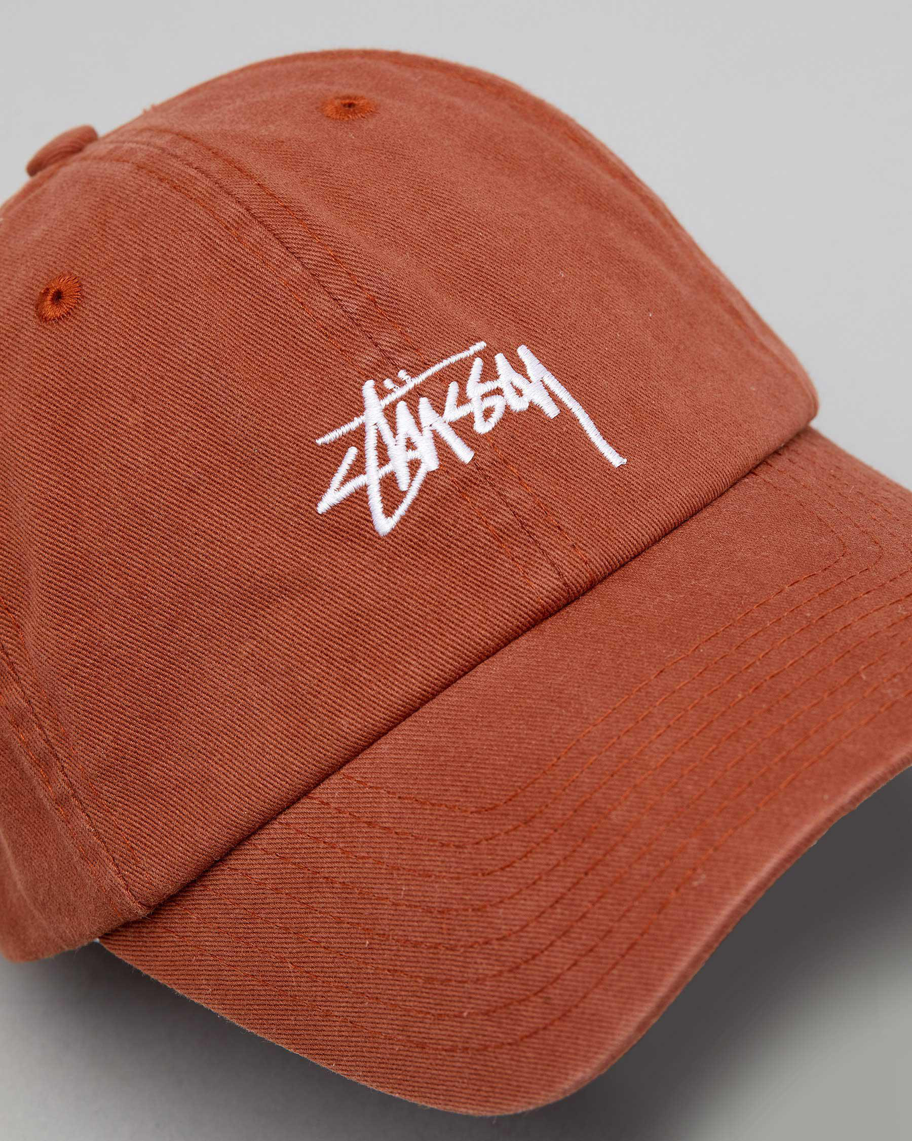 Shop Stussy Stock Low Pro Cap In Brick - Fast Shipping & Easy Returns ...