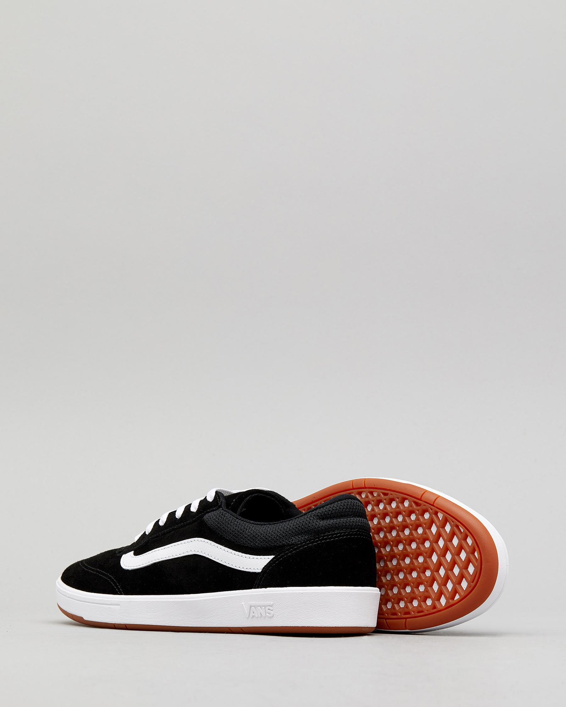 Shop Vans Cruze Comfy Cush Shoes In (Staple) Black/true White - Fast ...