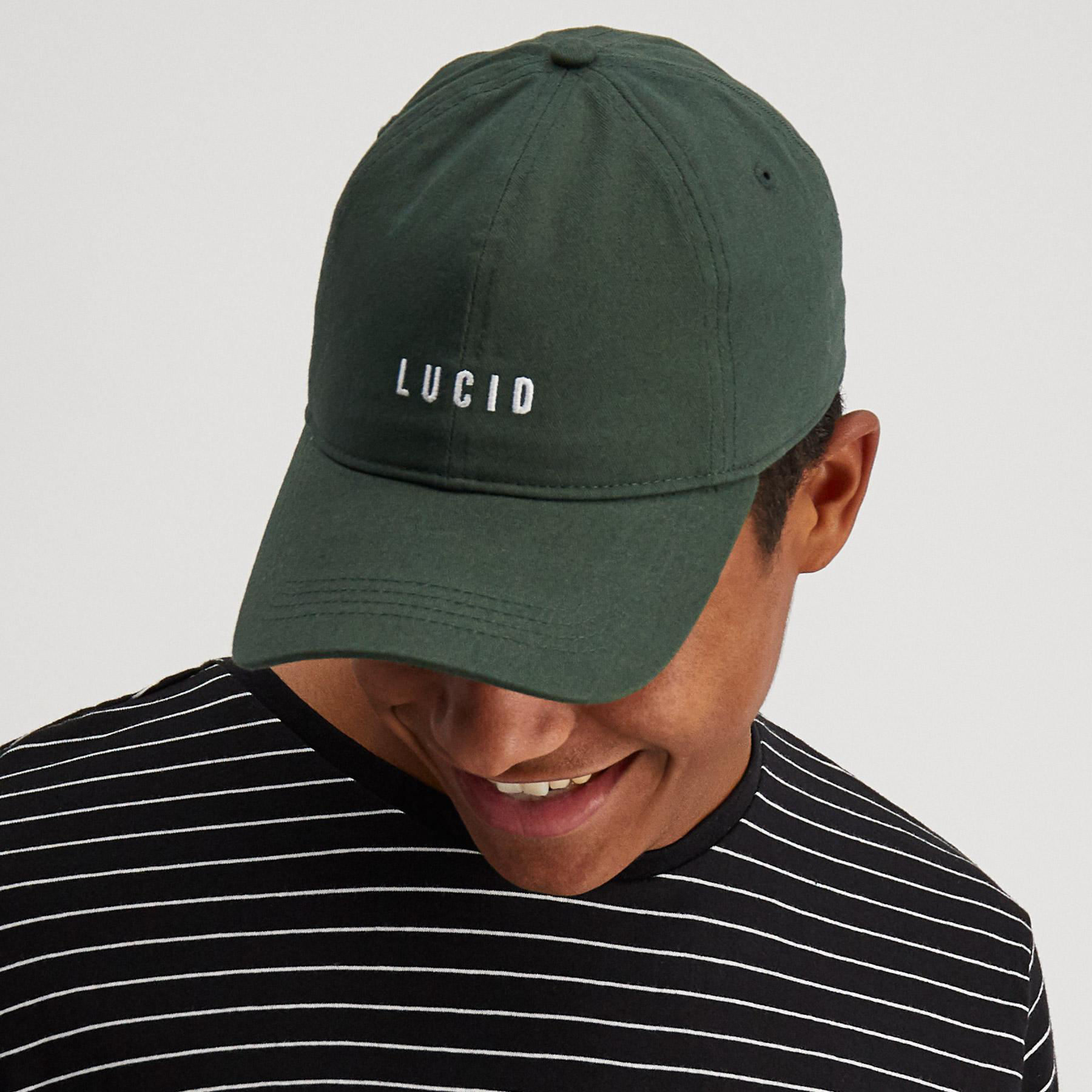 Shop Lucid Chaotic Dad Cap In Forest Green - Fast Shipping & Easy ...