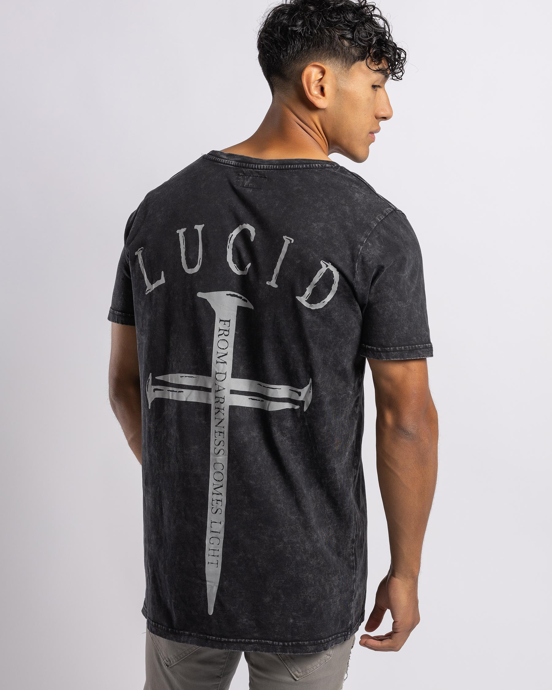 Shop Lucid Sense T-Shirt In Black Acid - Fast Shipping & Easy Returns ...