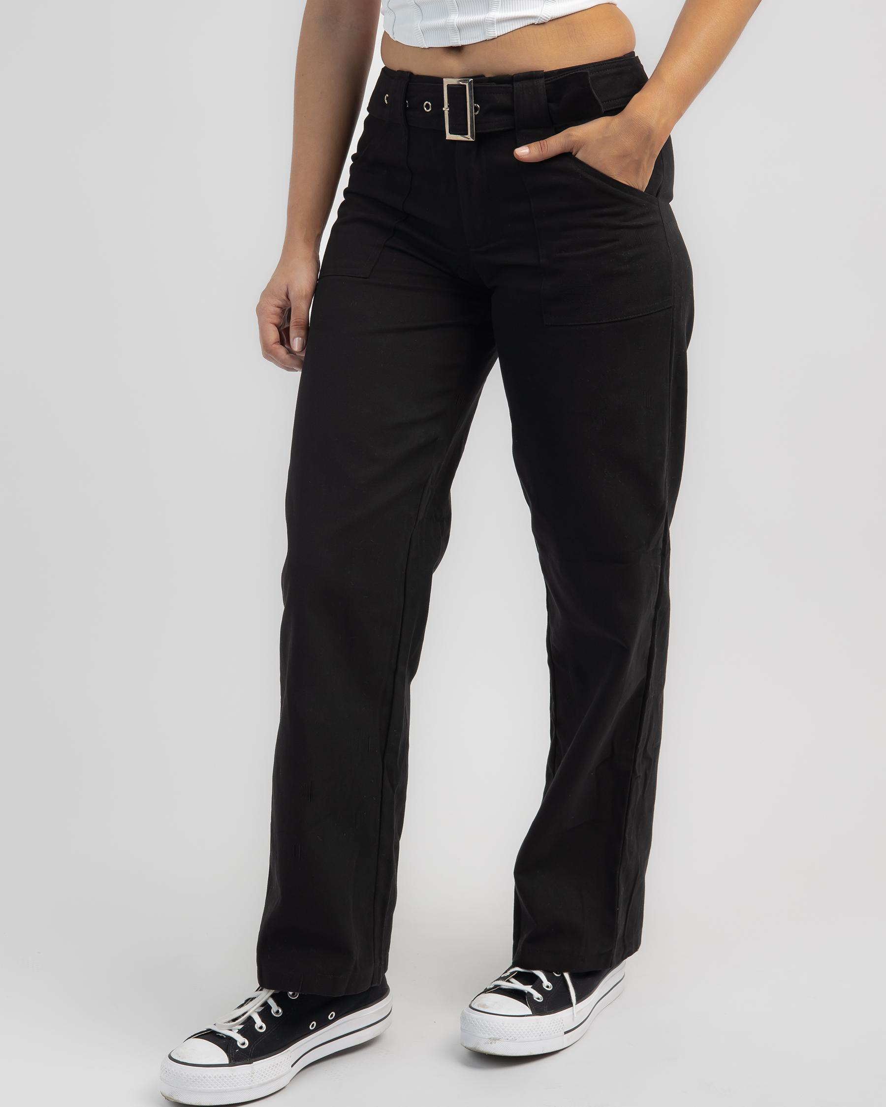 Shop Luvalot Malia Pants In Black - Fast Shipping & Easy Returns - City ...