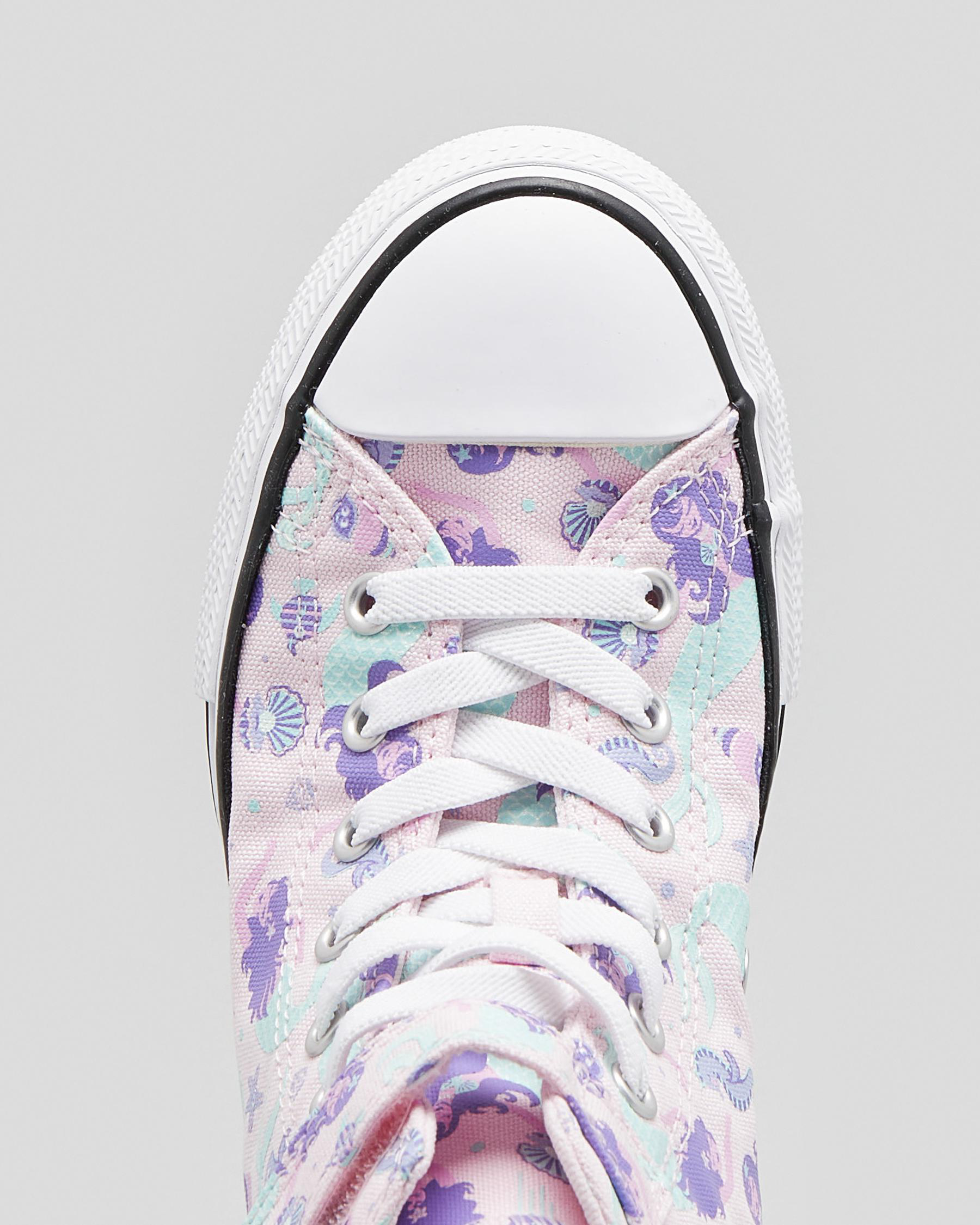 Shop Converse Girls' Chuck Taylor All Star Hi-Top Shoes In Pink Foam ...