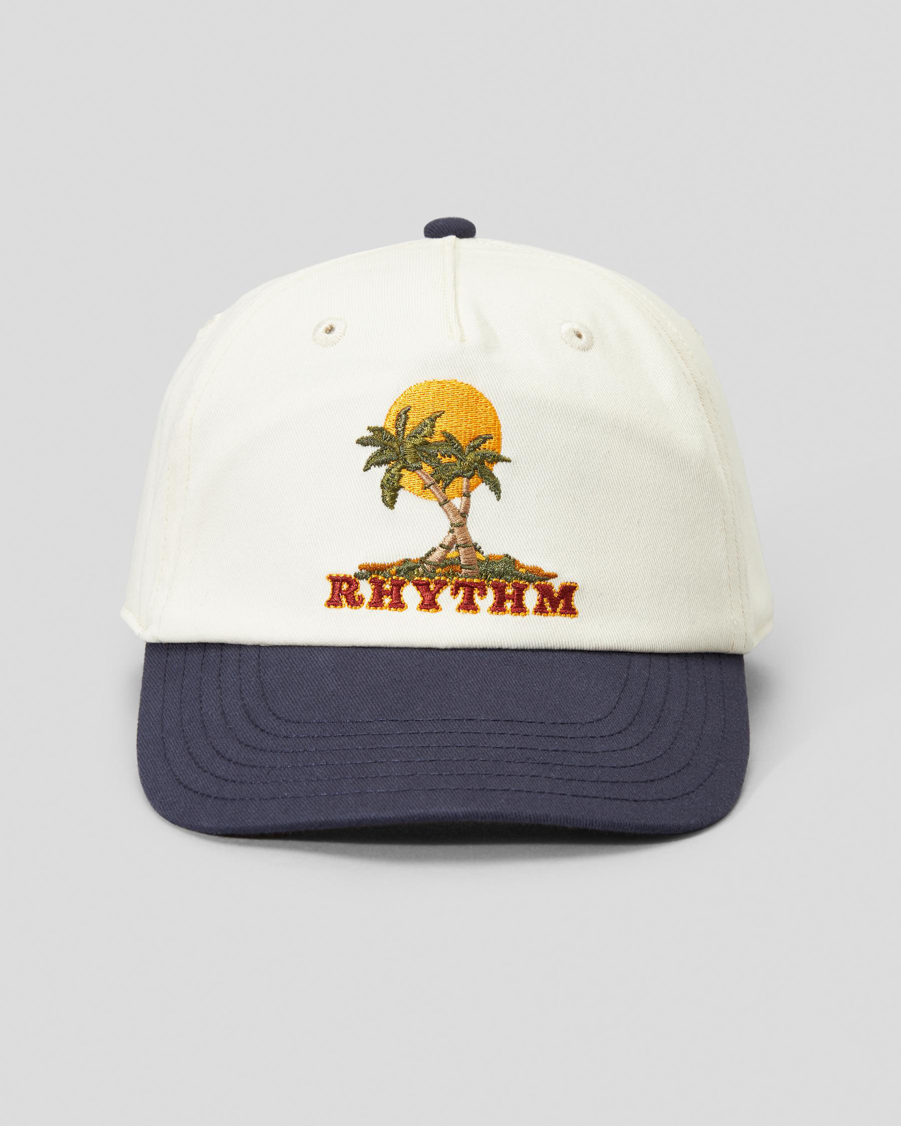 Shop Rhythm Tropical Sun Cap In Stone/navy - Fast Shipping & Easy ...