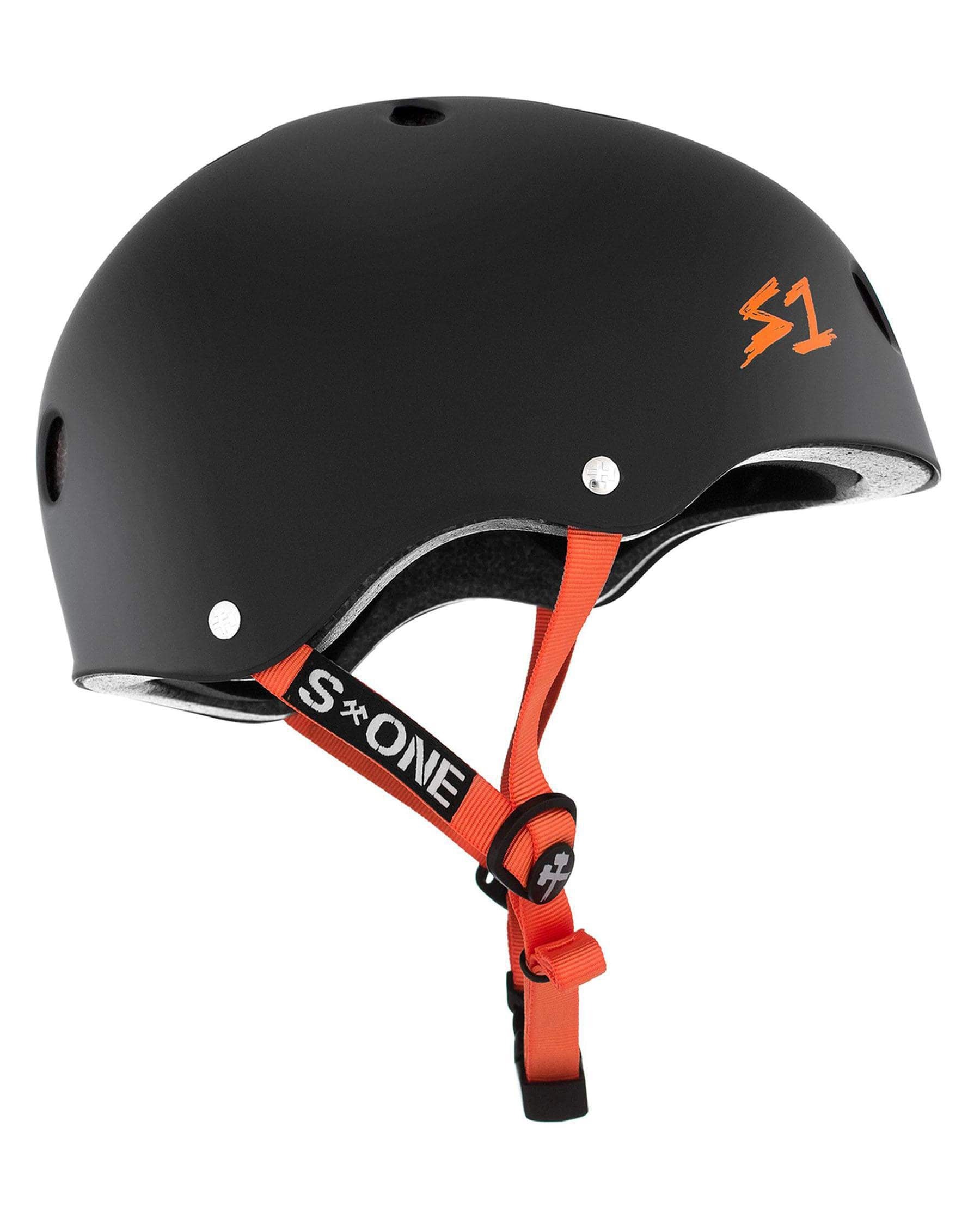 Shop S-one Helmets Lifer Helmet In Black Matte/ Orange - Fast Shipping ...