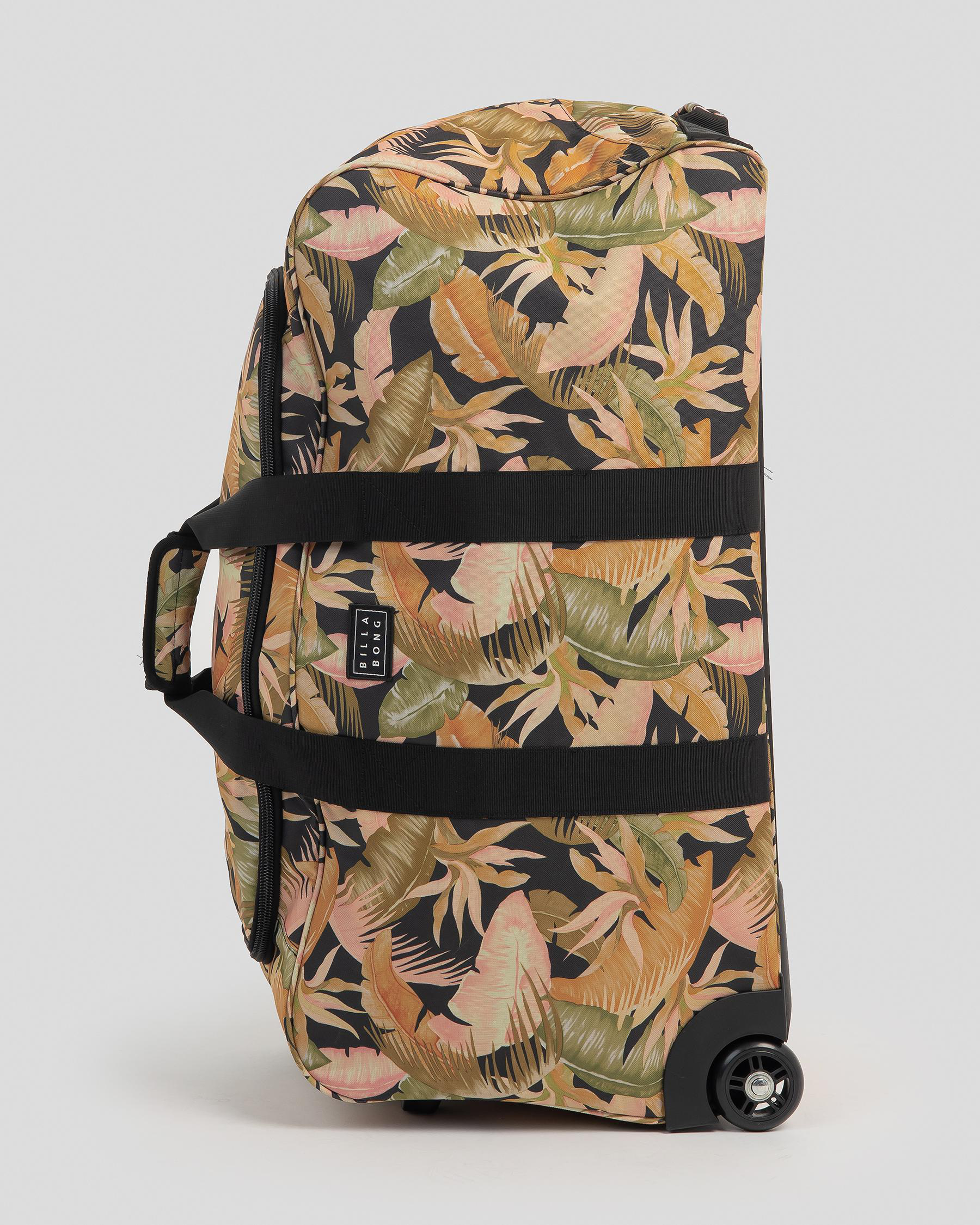 Shop Billabong Check In Large Wheeled Travel Bag In Greenmist - Fast ...