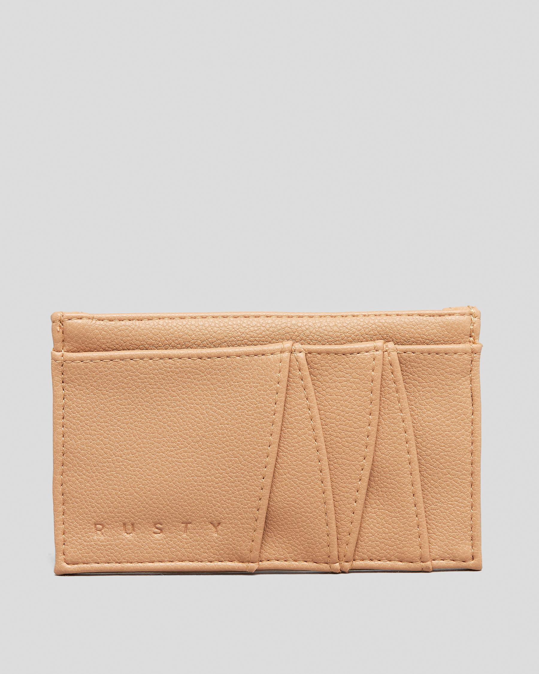 Shop Rusty Soulful Card Holder In Latte - Fast Shipping & Easy Returns ...